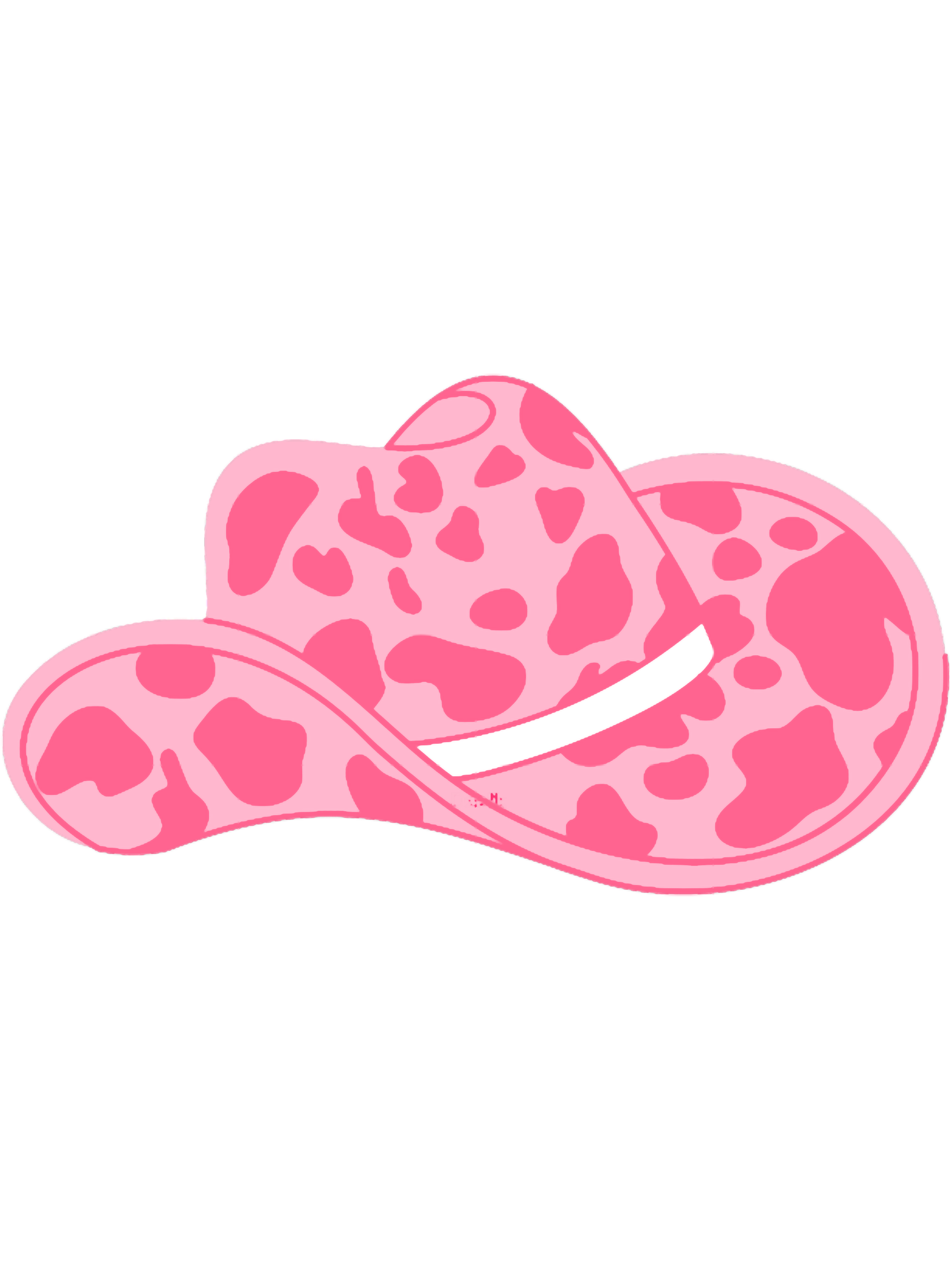 pink Cow Print Cowboy Hat | Inspire Uplift