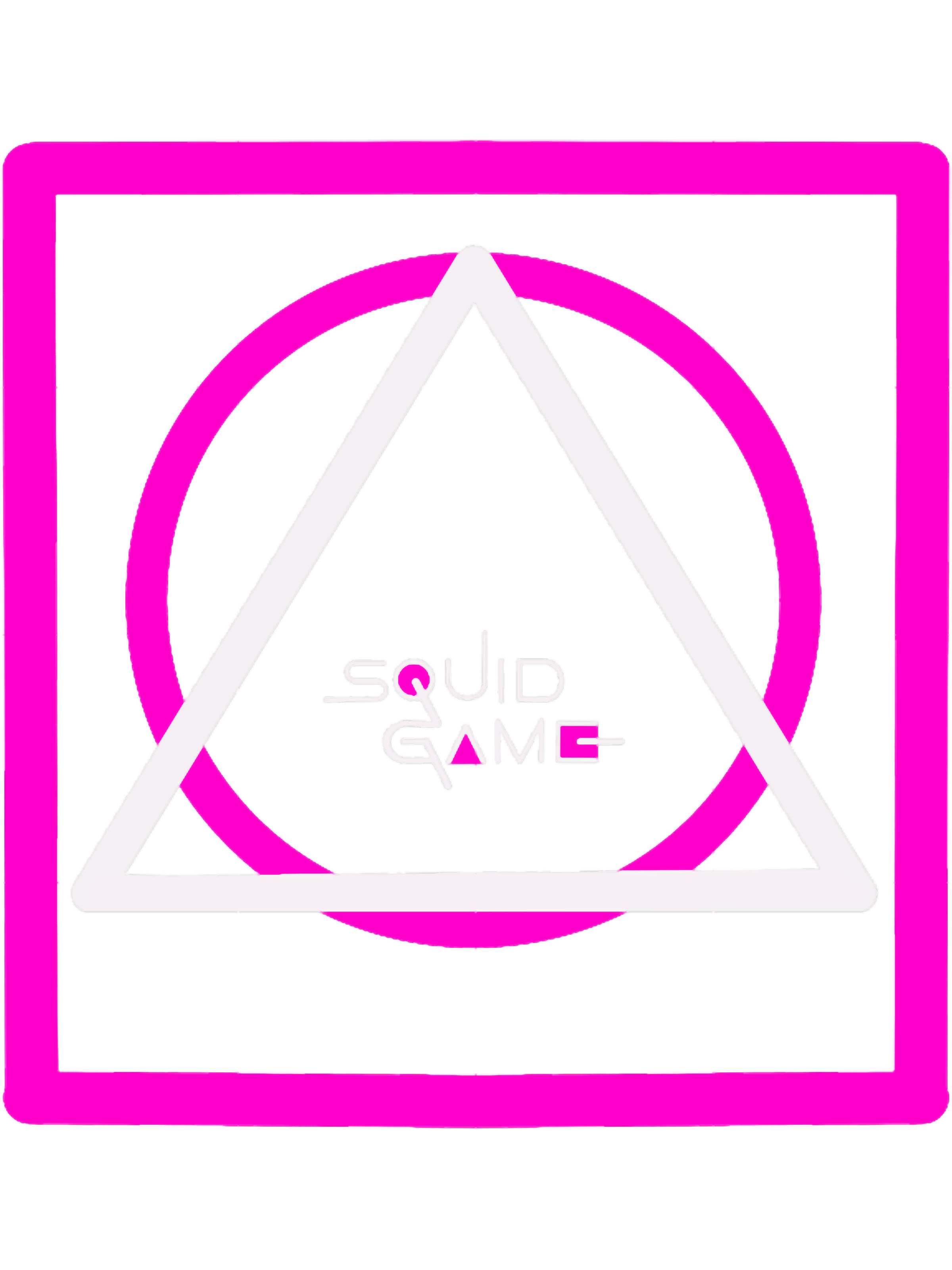 Squid game logocircle, triangle and square. | Inspire Uplift