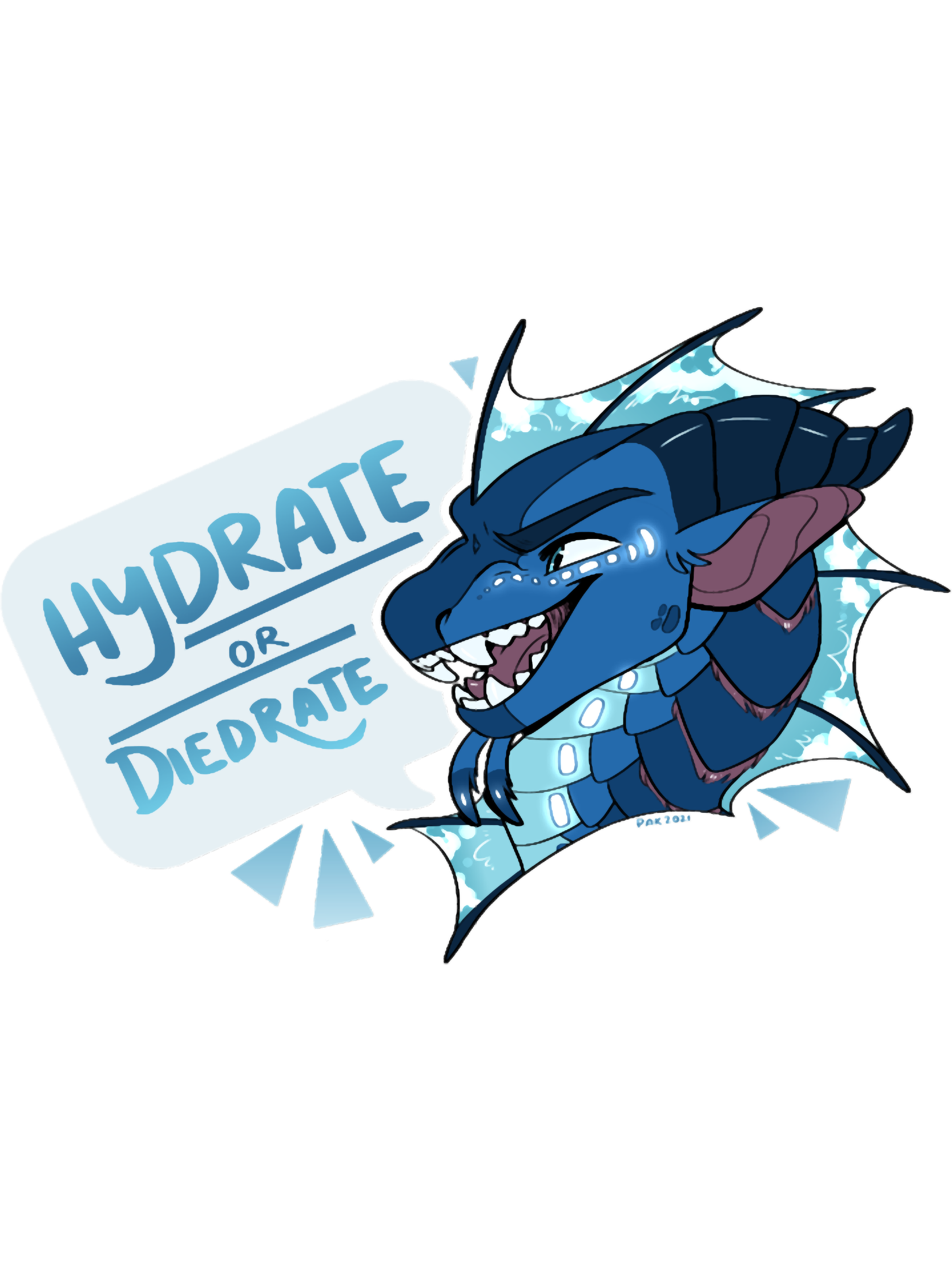 Hydrate or Diedrate Tsunami WOF Wings of Fire | Inspire Uplift
