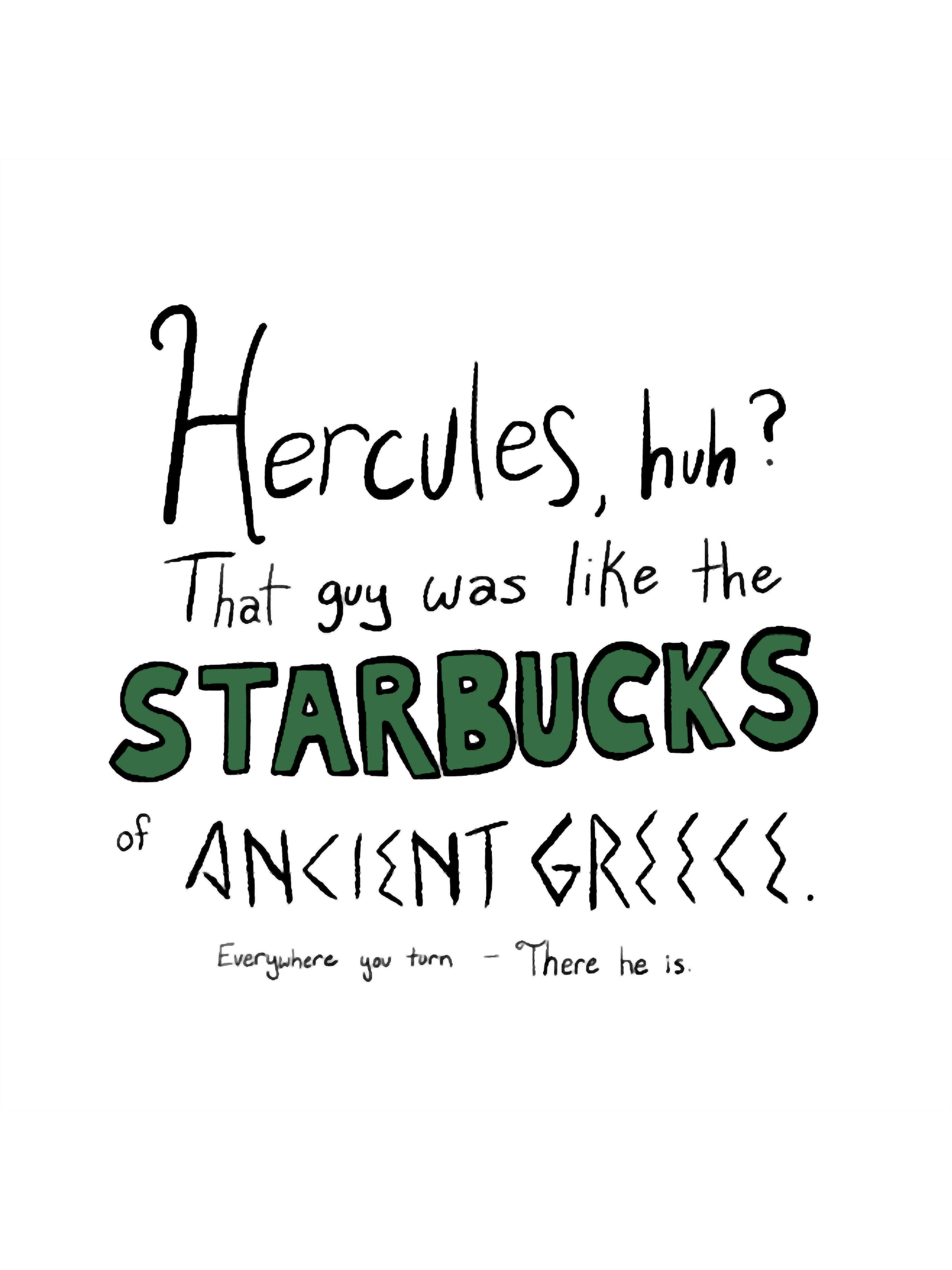 Percy Jackson Starbucks of Ancient Greece | Inspire Uplift