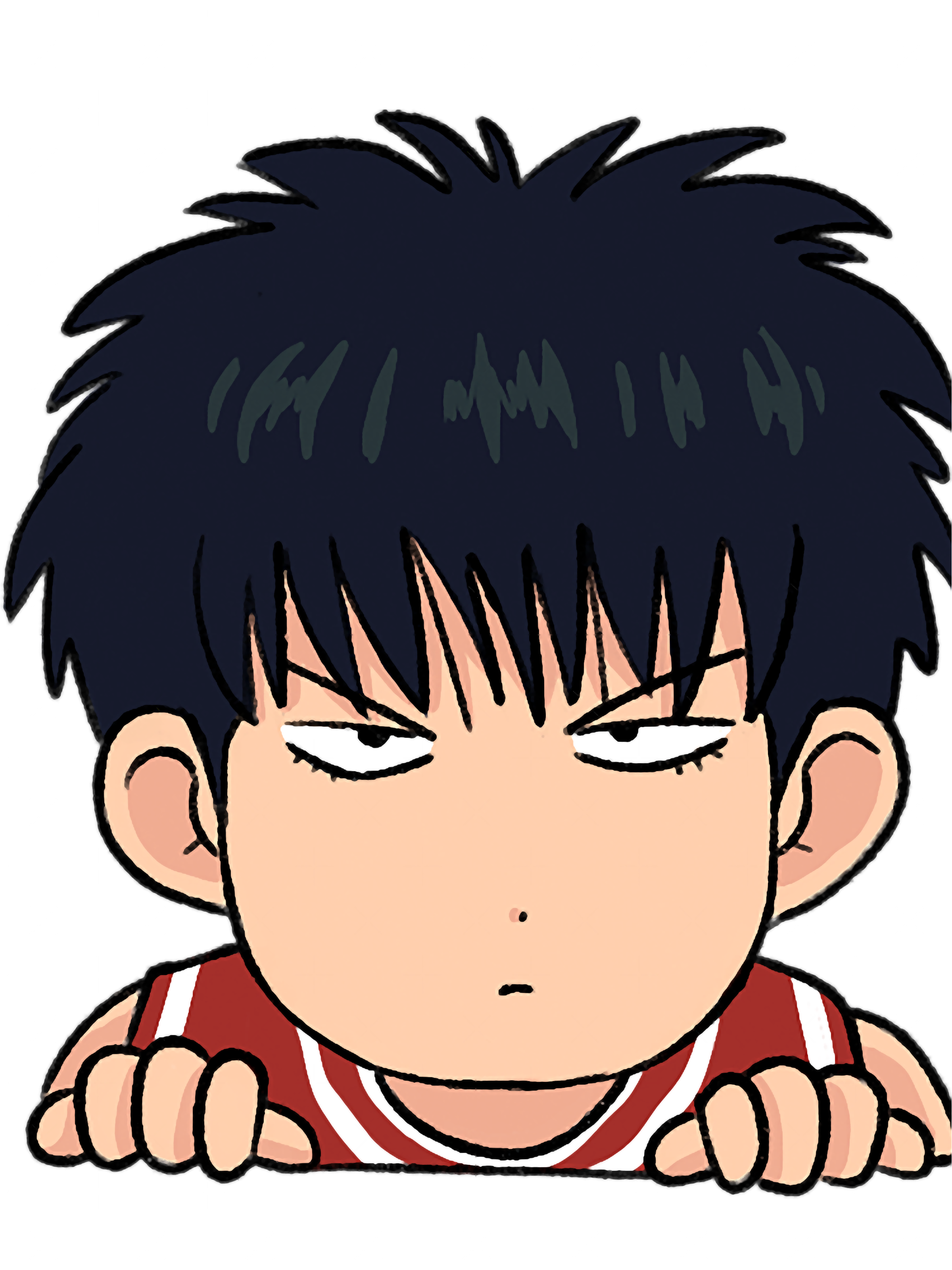 Rukawa Slam Dunk Anime Peeker | Inspire Uplift