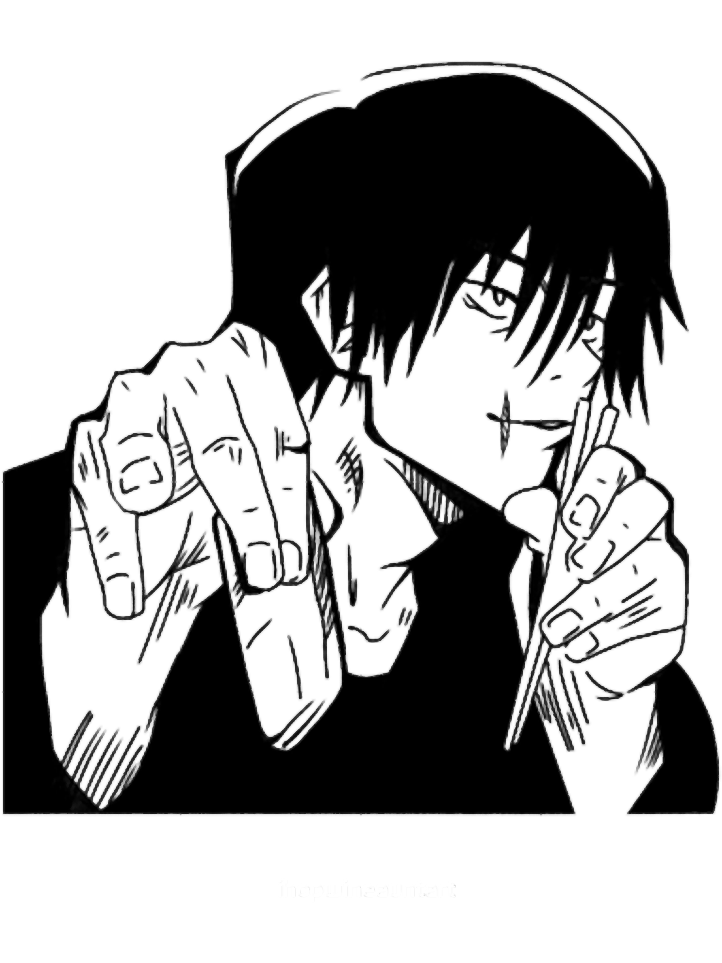 Toji Fishiguro Manga Panel Long | Inspire Uplift