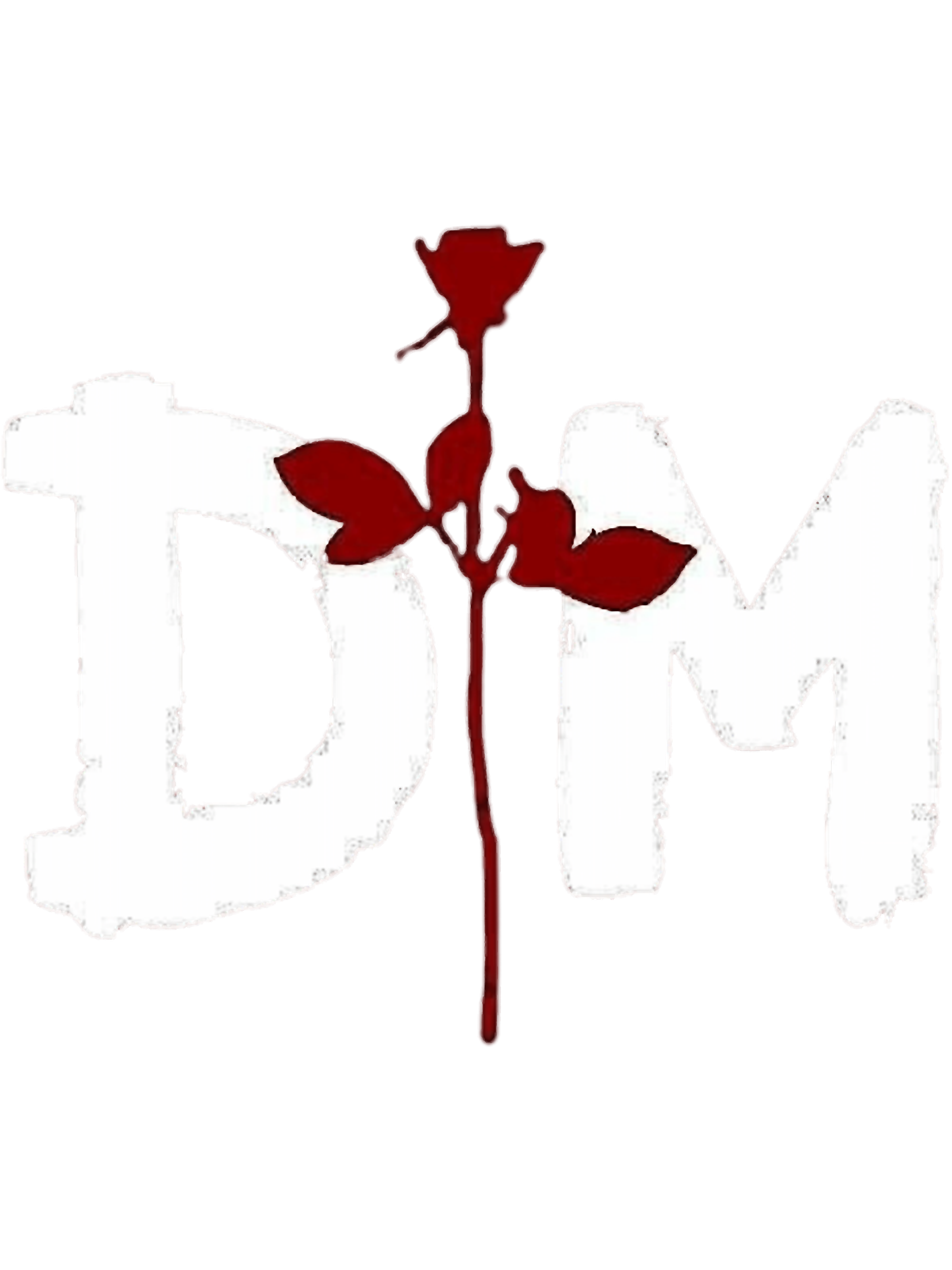 Depeche Mode(DM) logo and red rose, DPCHMOD | Inspire Uplift