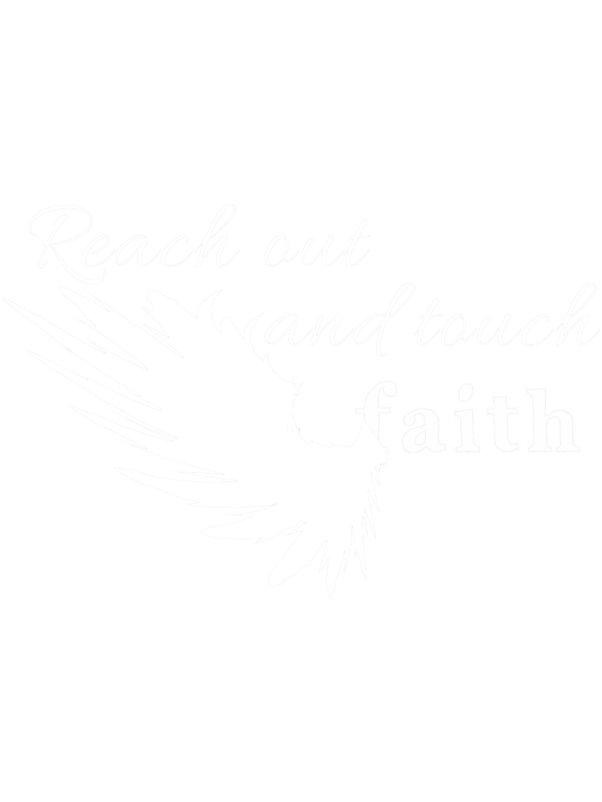 Reach out and touch faith white | Inspire Uplift