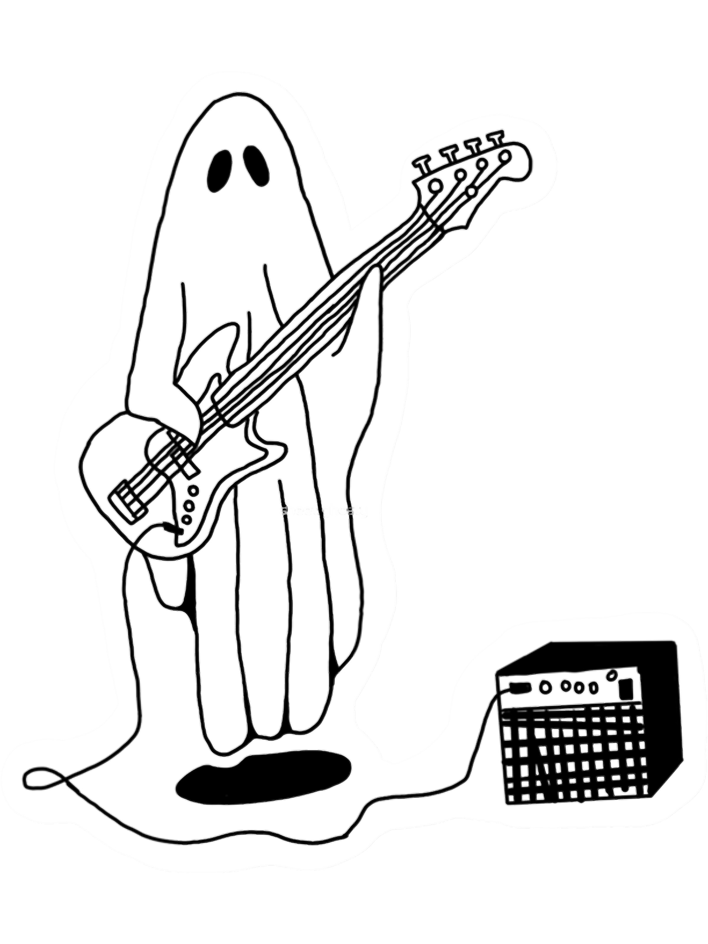 Sheet Ghost Playing Bass | Inspire Uplift