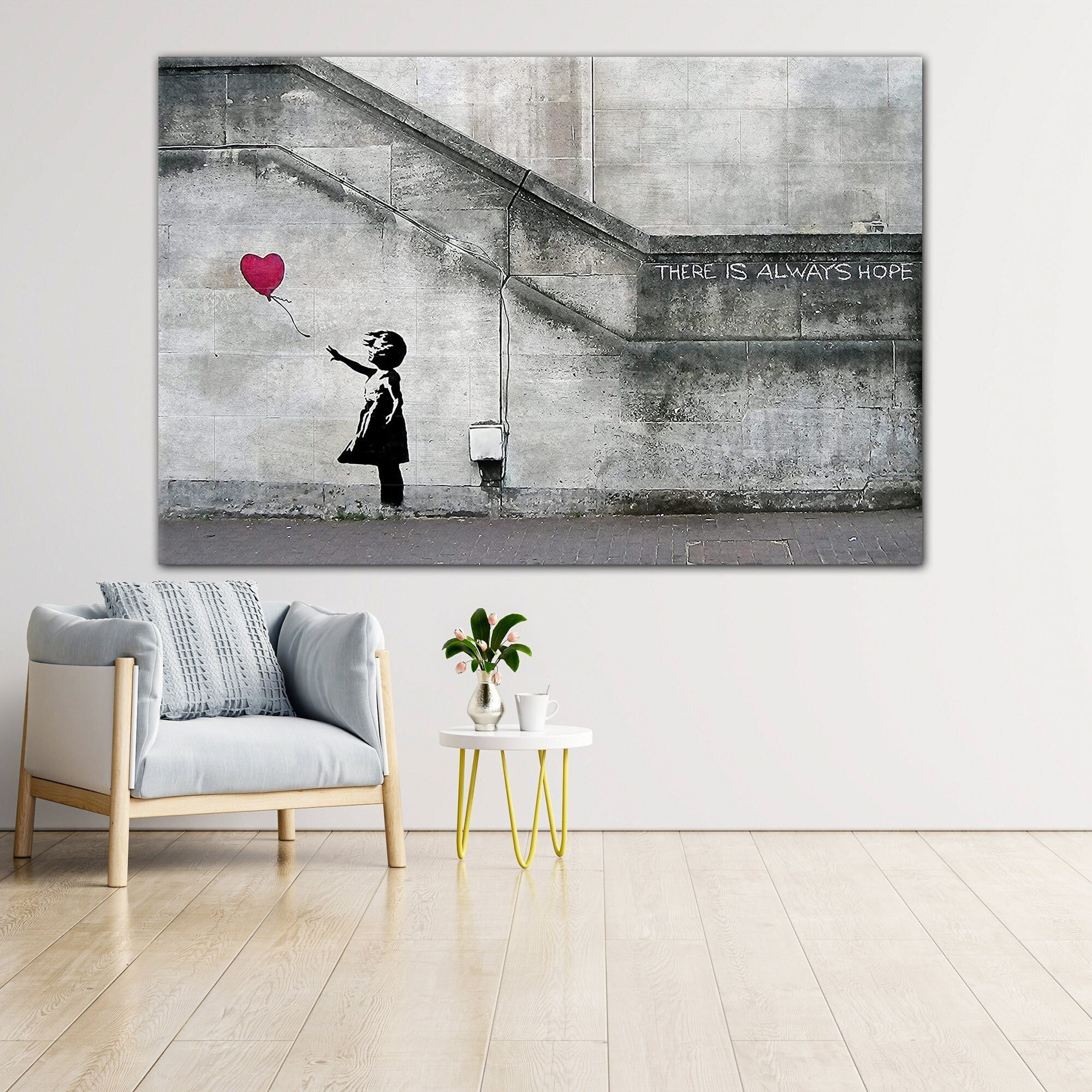 Banksy Balloon Girl, Banksy Wall Art, Banksy Canvnas, Banksy | Inspire ...