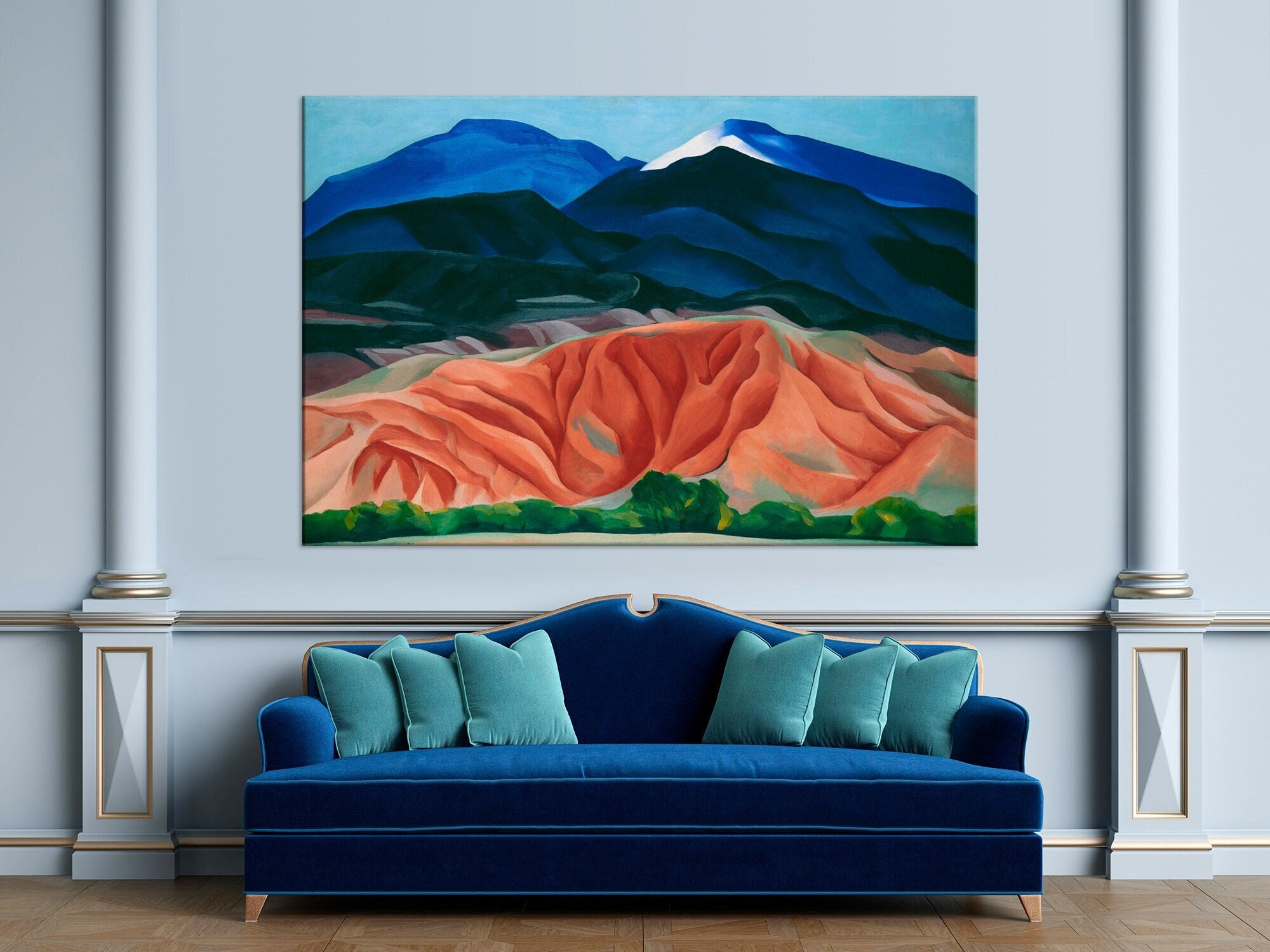 Georgia O'Keeffe Black Mesa Landscape prints Famous painting | Inspire ...
