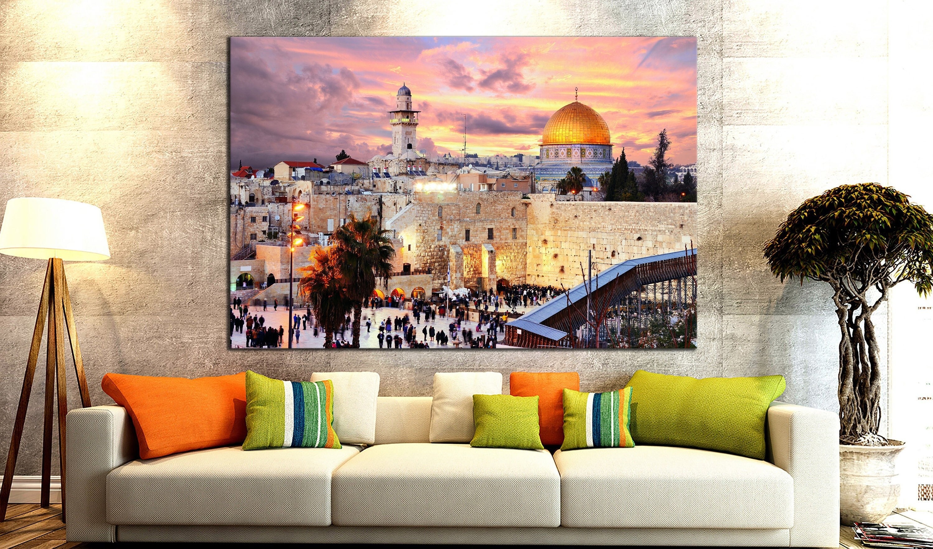 Jerusalem wall art Wall of Tears Israel wall art print Jerus | Inspire ...