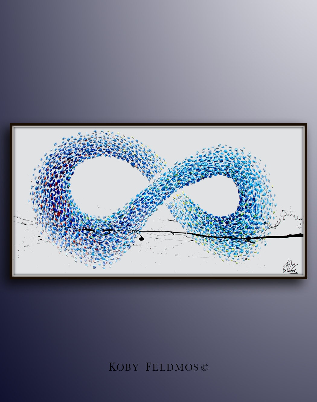 Abstract Painting 55 Infinity Symbol Original Abstract Oil P | Inspire ...