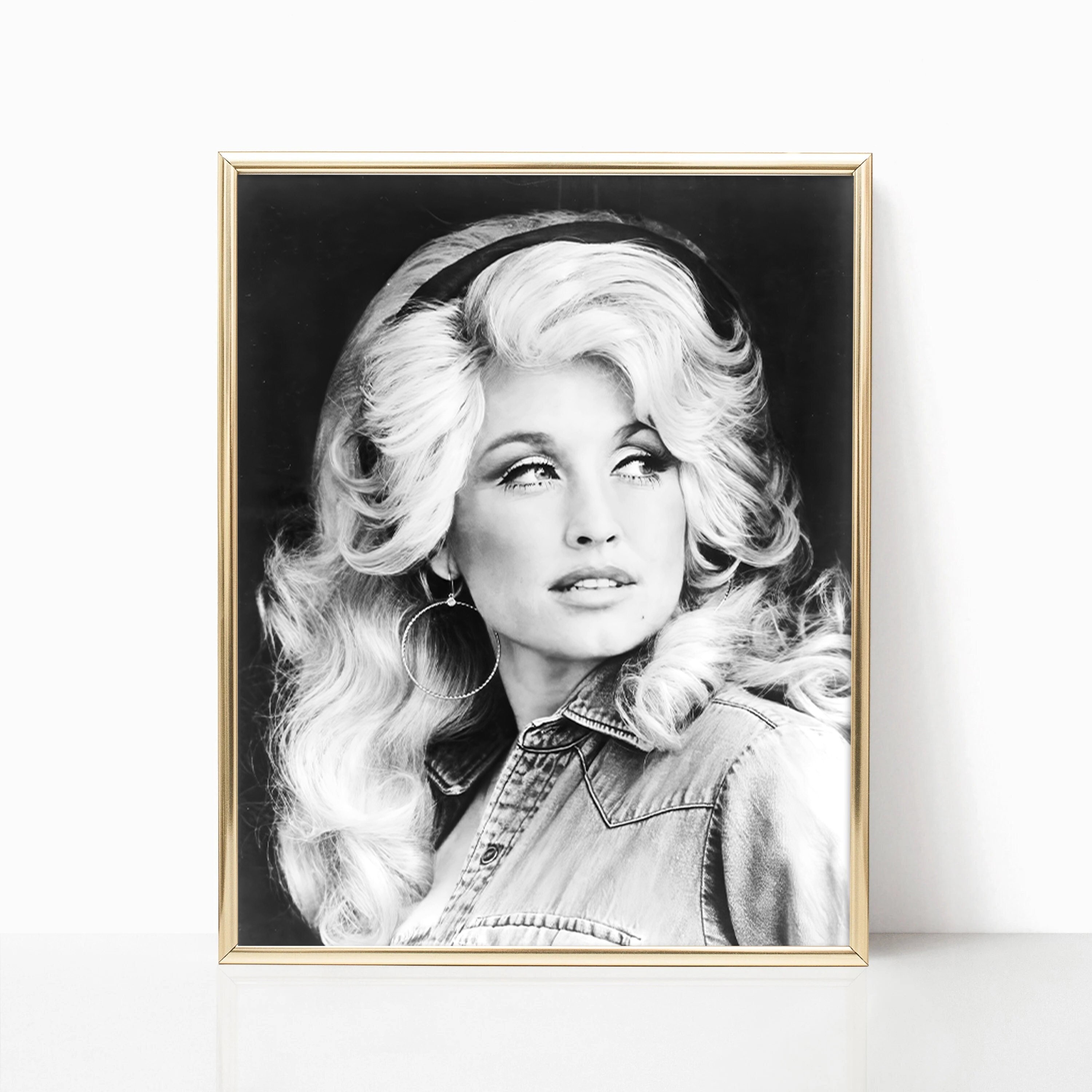 Dolly Parton Portrait Print Famous Iconic Country Music Sing - Inspire ...