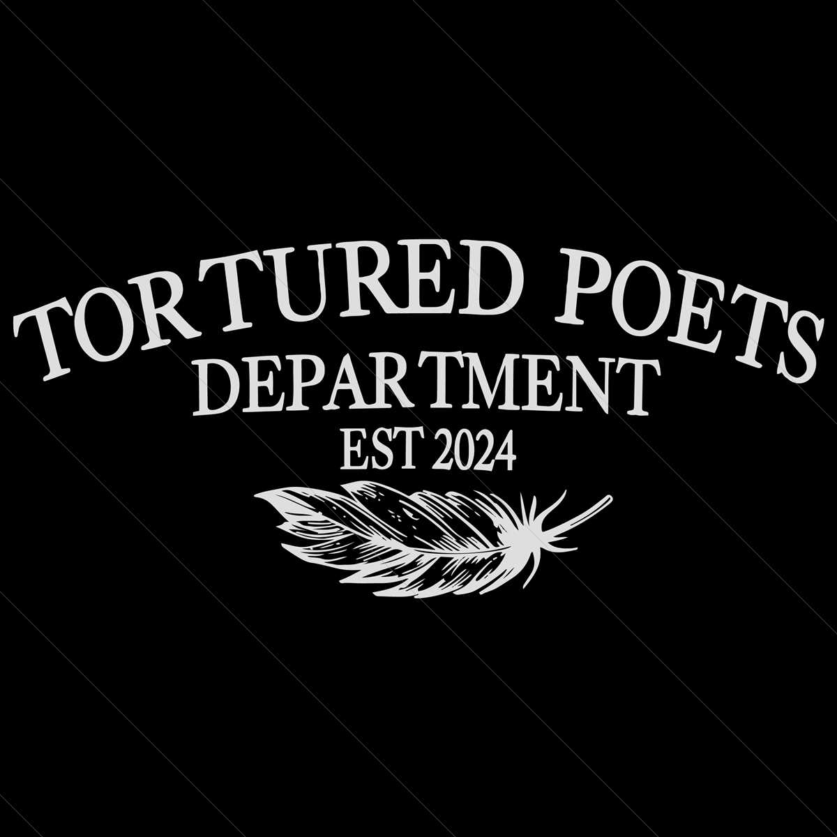 The Tortured Poets Department Est 2024 Album SVG File Design | Inspire ...