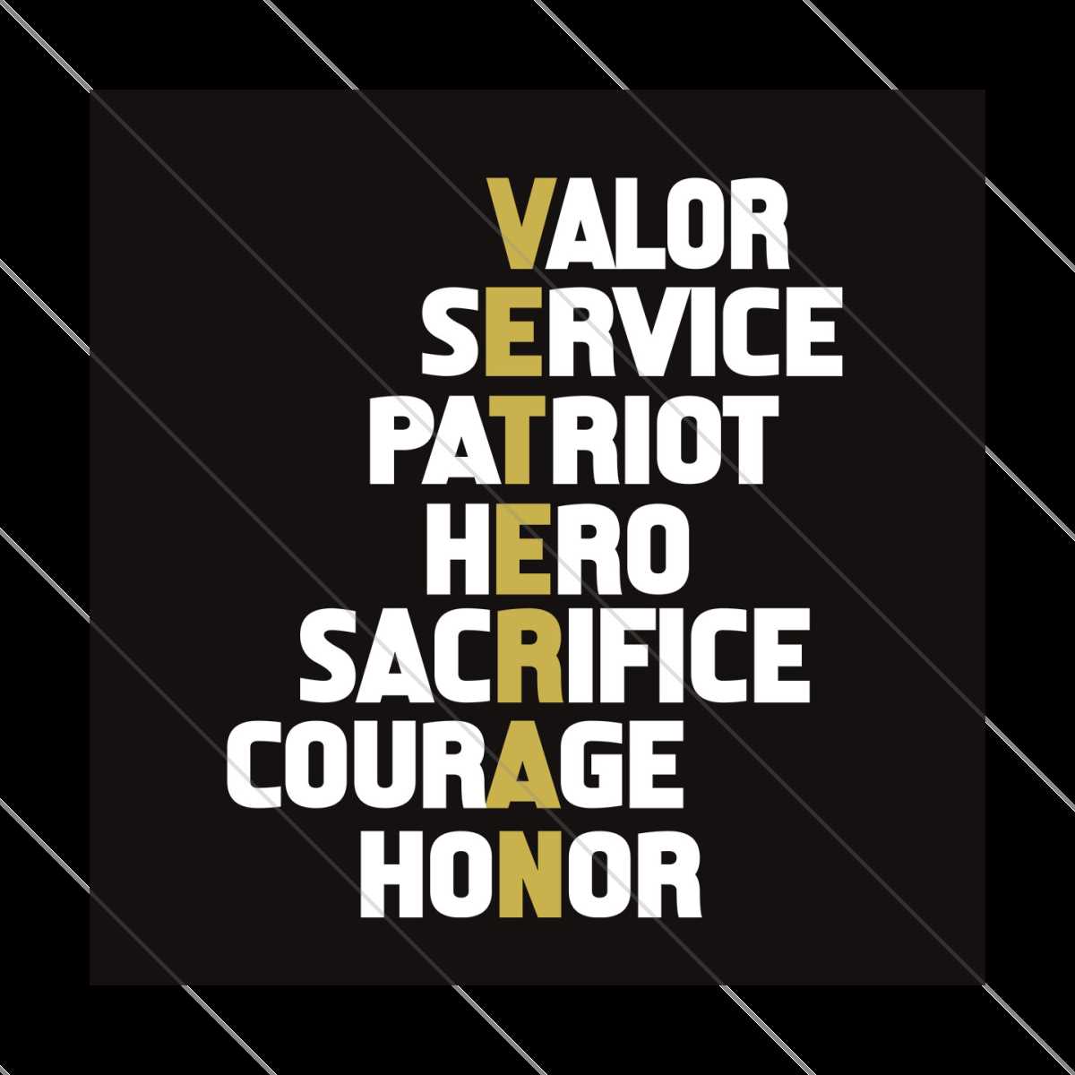 Valor Service Patriot Hero Sacrifice Courage Honor Svg, Tren | Inspire ...