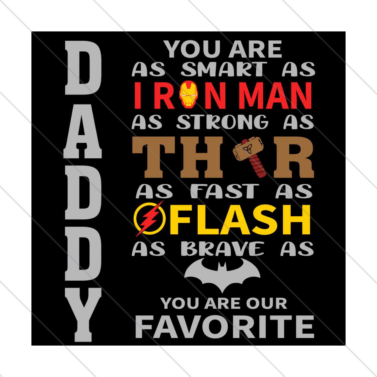 Daddy You Are As Smart As Iron Man Svg, Fathers Day Svg, Dad | Inspire ...