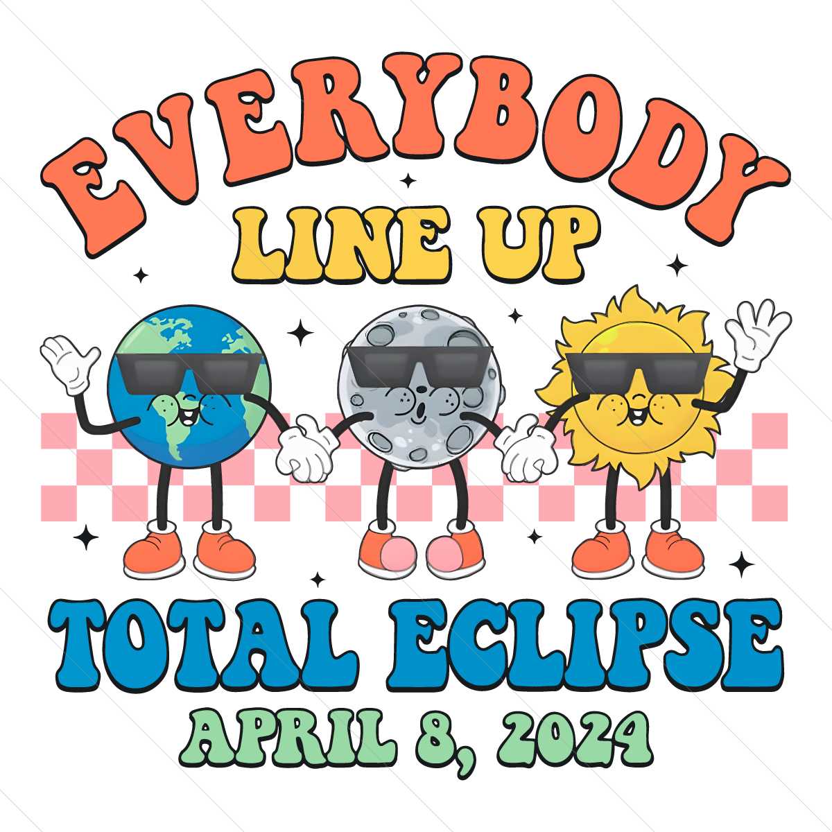 Funny Everybody Line Up Solar Eclipse PNG, Solar Eclipse Png | Inspire ...