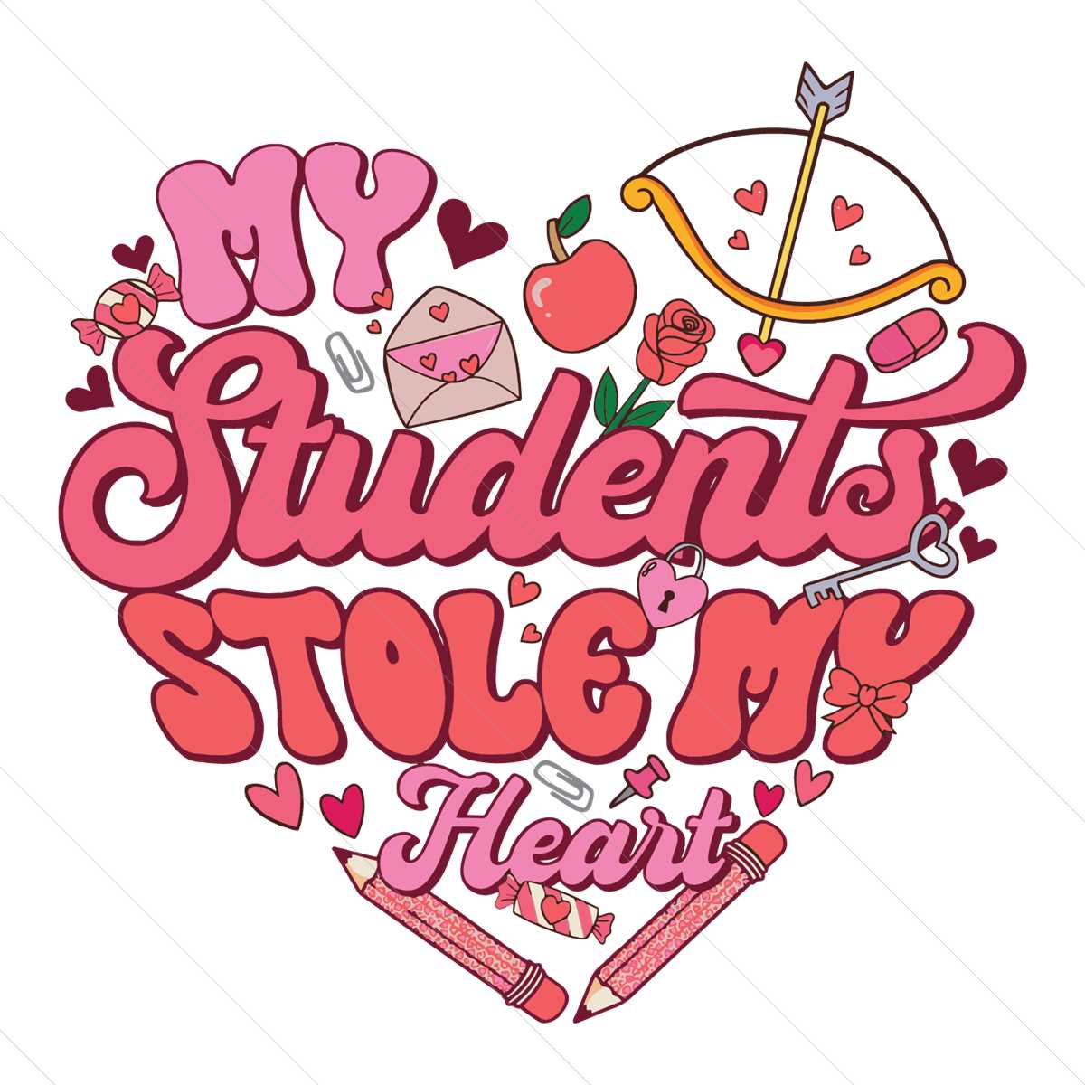 Teacher Valentine Svg | Inspire Uplift