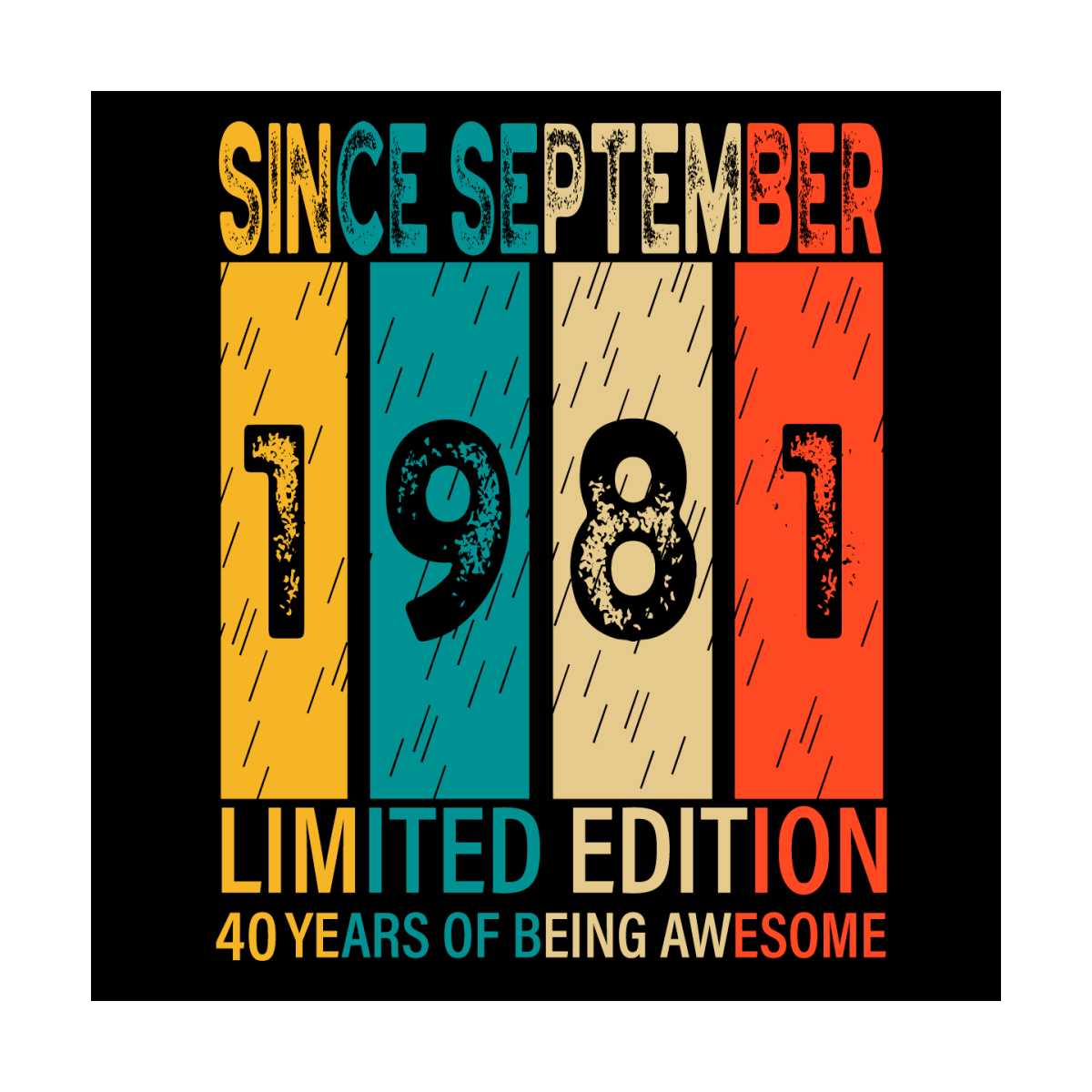 Since September 1981 Limited Edition 40 Years Of Being Aweso - Inspire ...