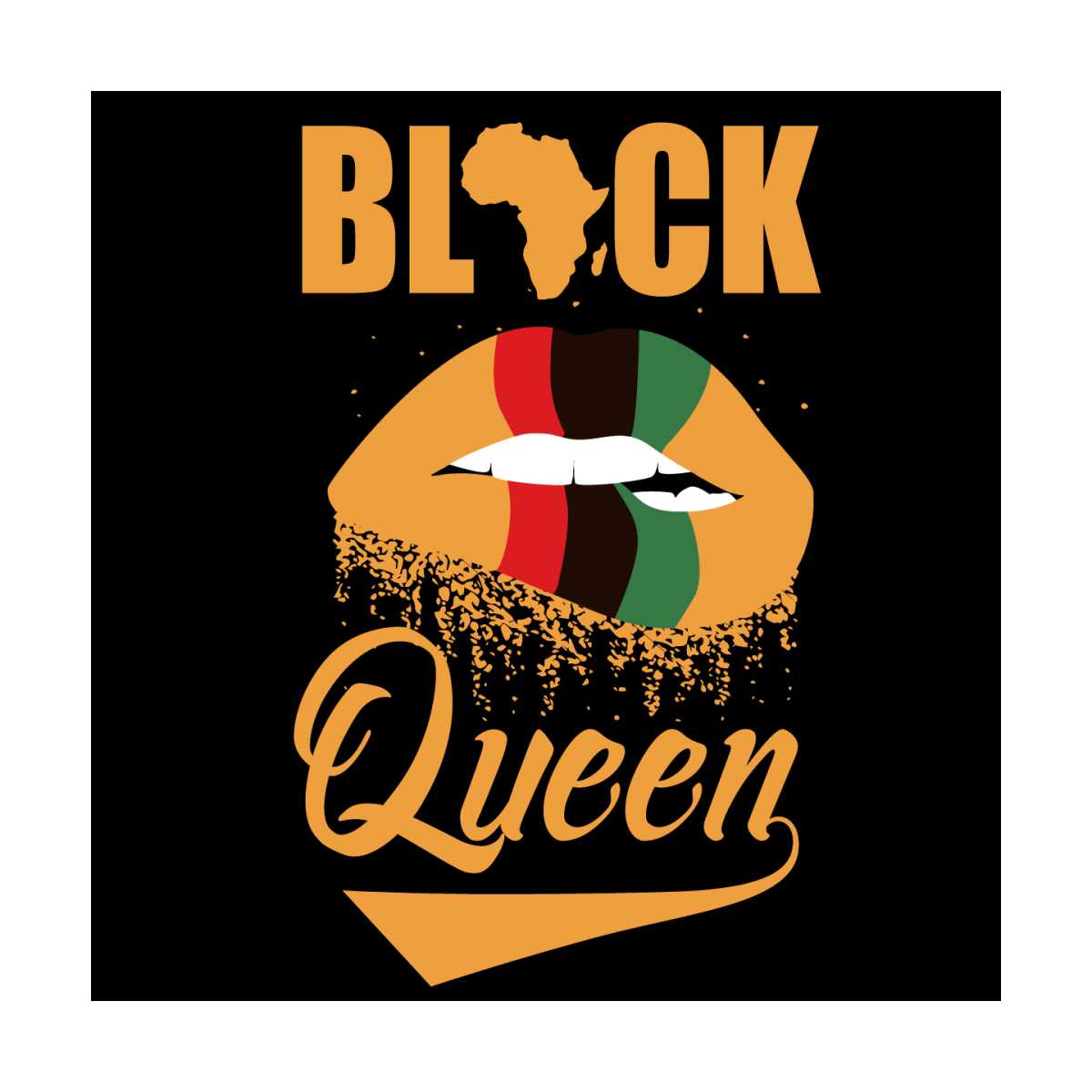 black queen lips svg - Inspire Uplift
