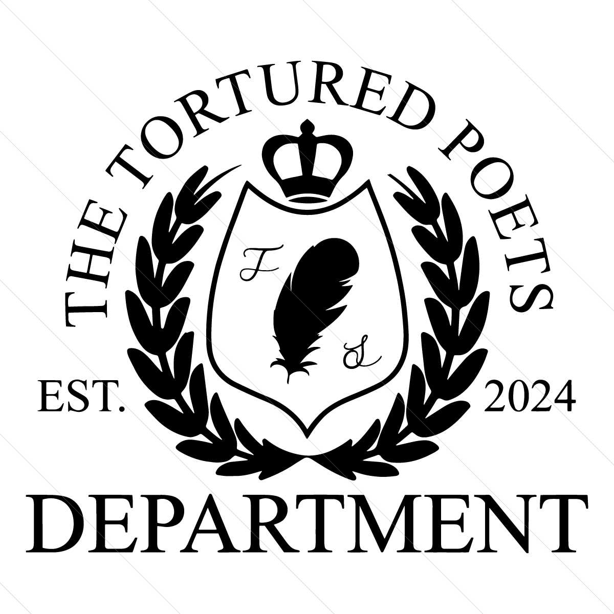 The Tortured Poets Department 2024 Album SVG | Inspire Uplift