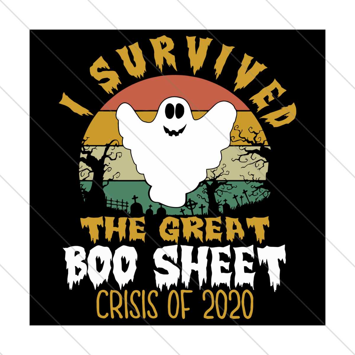 Survived The Great Boo Sheet Svg,Ghost SVG, Cute Ghost Svg, | Inspire ...