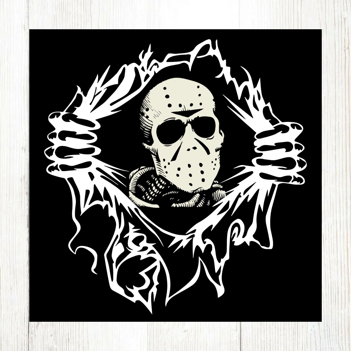 Jason Voorhees Ripping Svg | Inspire Uplift