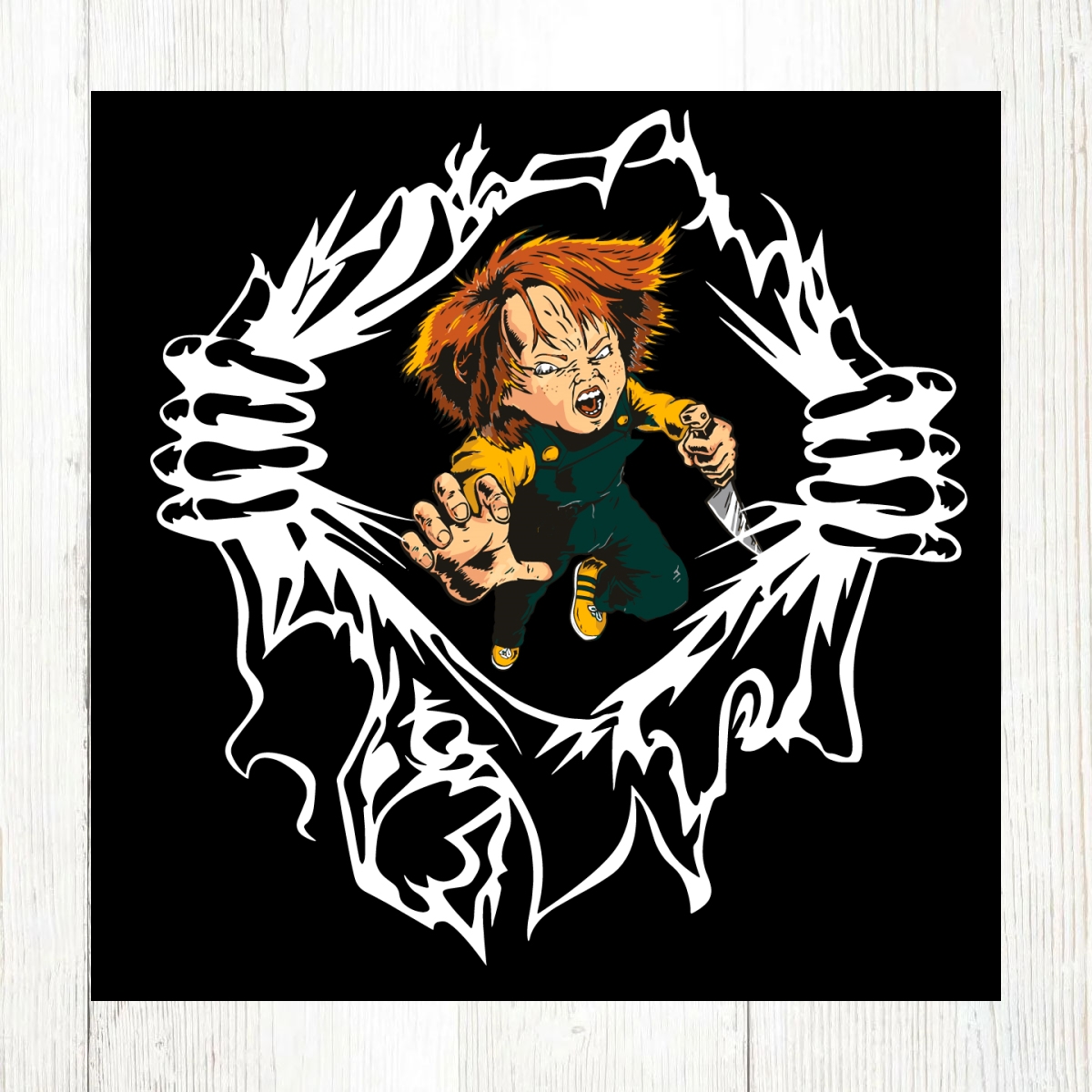 Chucky Ripping Svg | Inspire Uplift