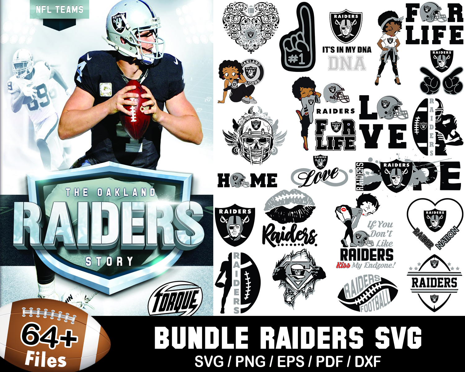 64 Las Vegas Raiders Svg Bundle, Raiders Logo Svg | Inspire Uplift