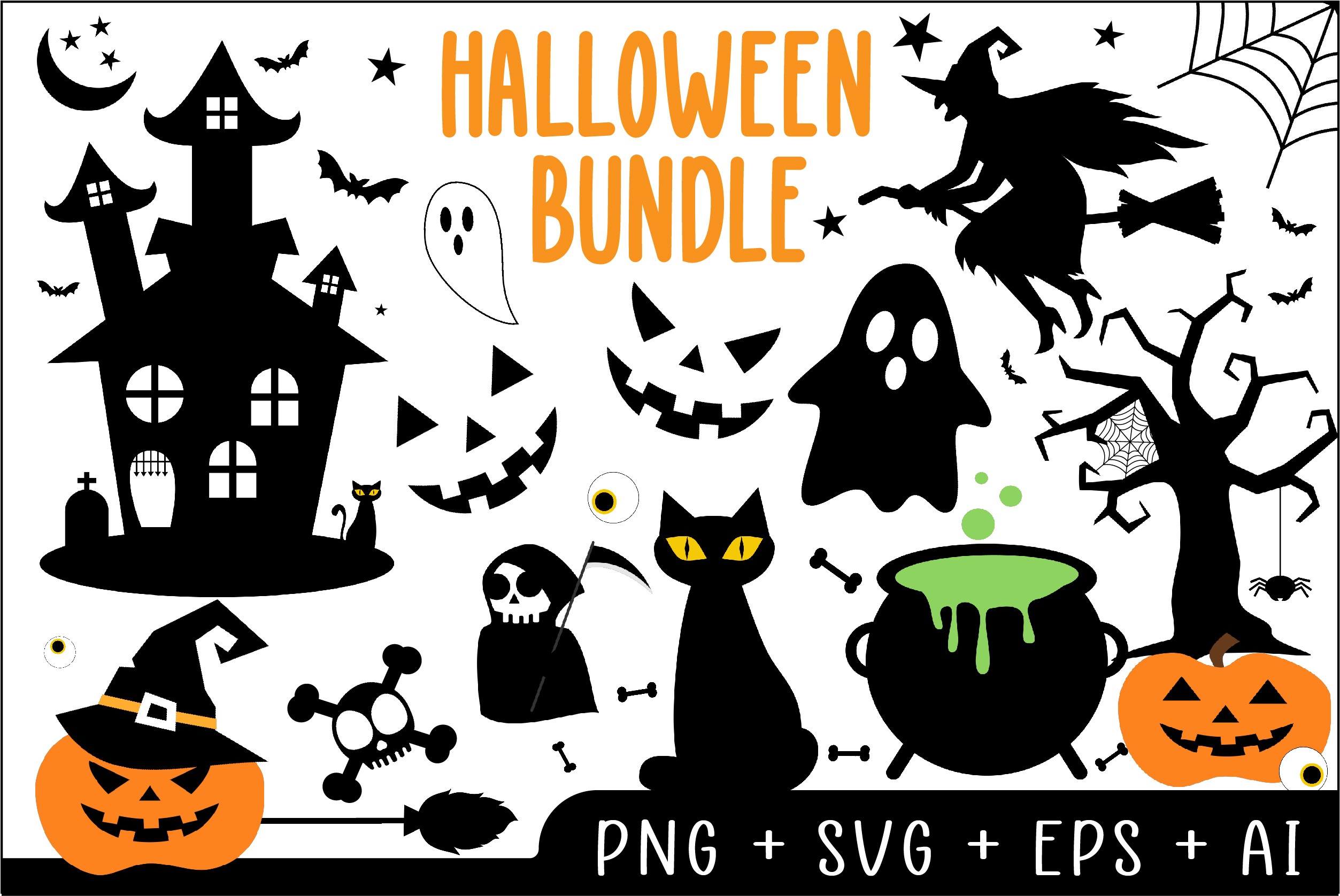 Halloween SVG Bundle, Halloween SVG, Fall Svg, Autumn Svg, G | Inspire ...