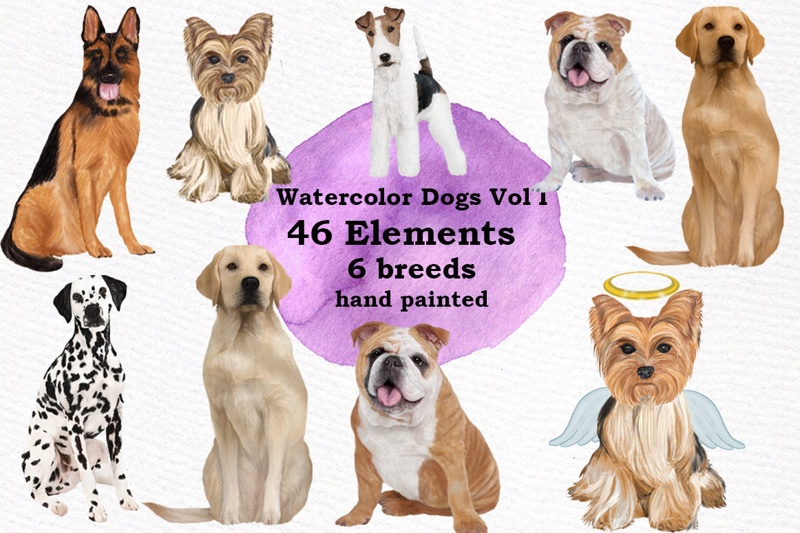 Dog Breed Clipart | Inspire Uplift