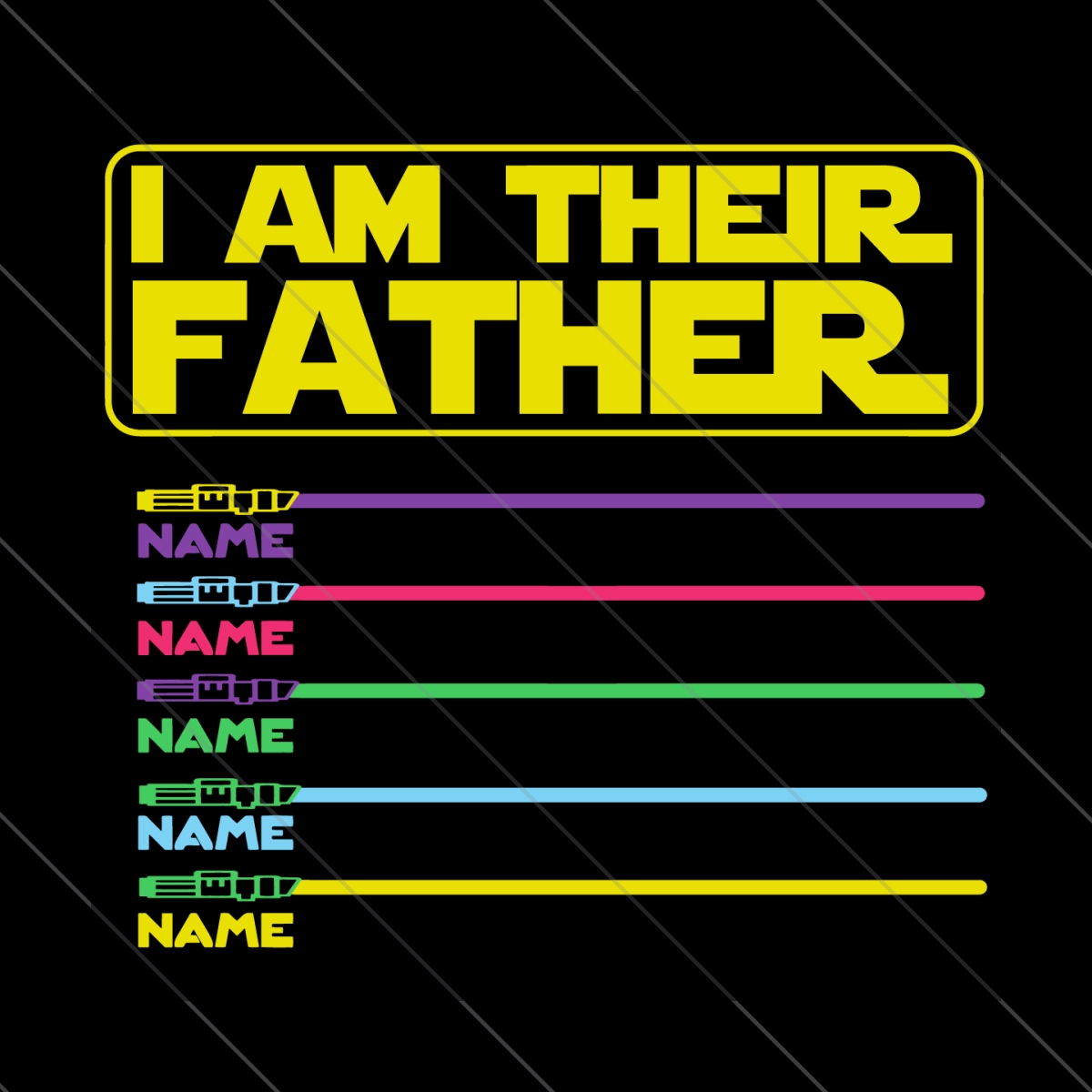 Personalized I Am Their Father Svg, Happy Father's Day Svg, | Inspire ...