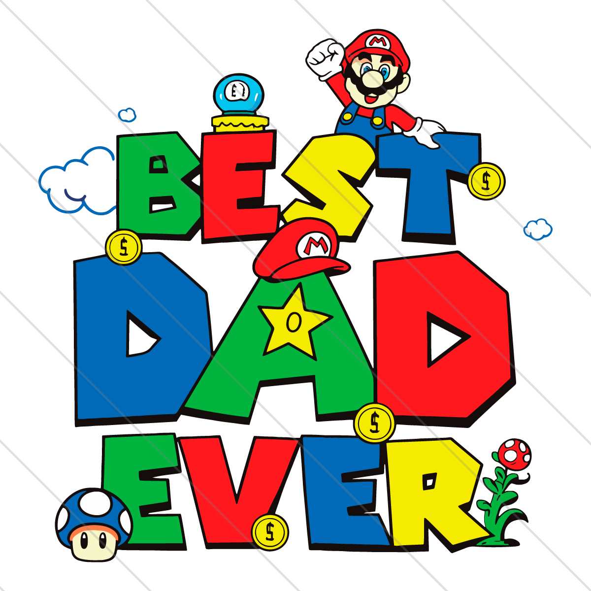 Best Dad Ever PNG, Father's Day Png, Super Dad Png, Father P | Inspire ...