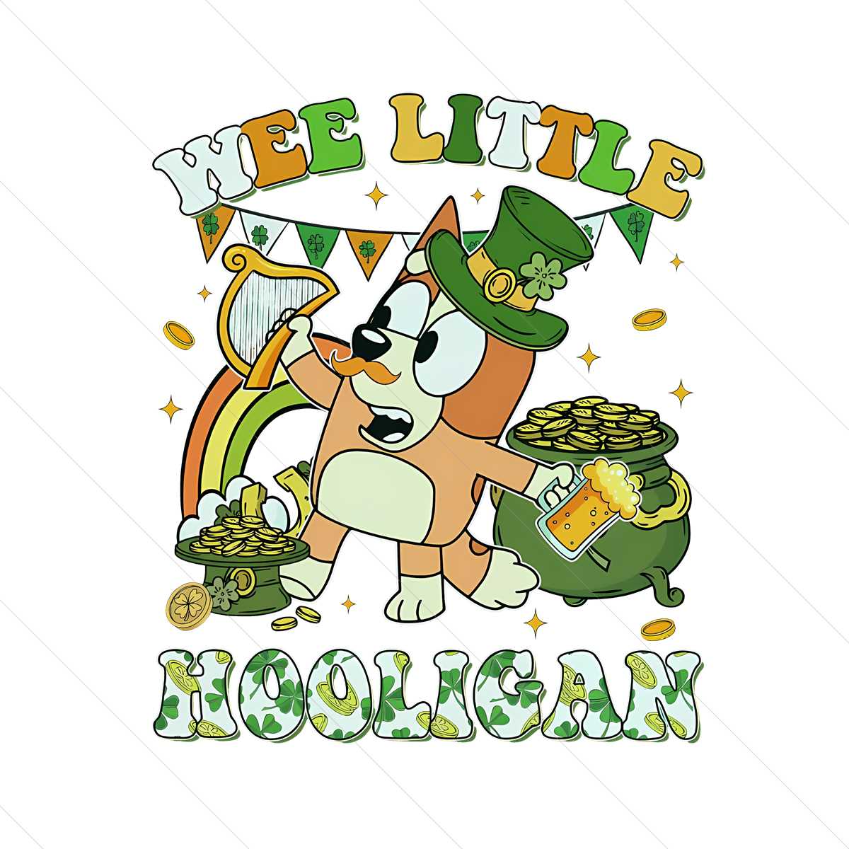 Wee Little Hooligan Pot Of Gold PNG File Design - Inspire Uplift