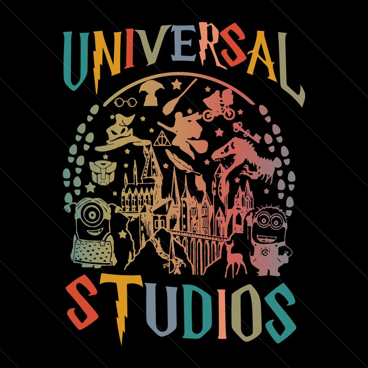 Vintage Disney Universal Studios SVG File Cricut | Inspire Uplift