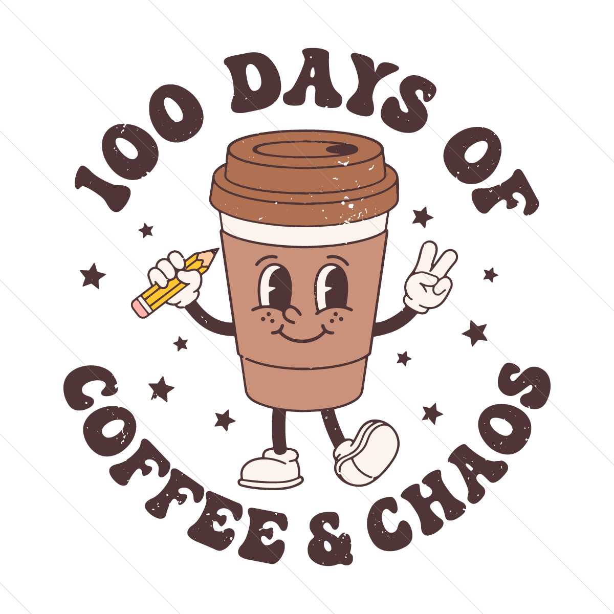 coffee and chaos svg - Inspire Uplift