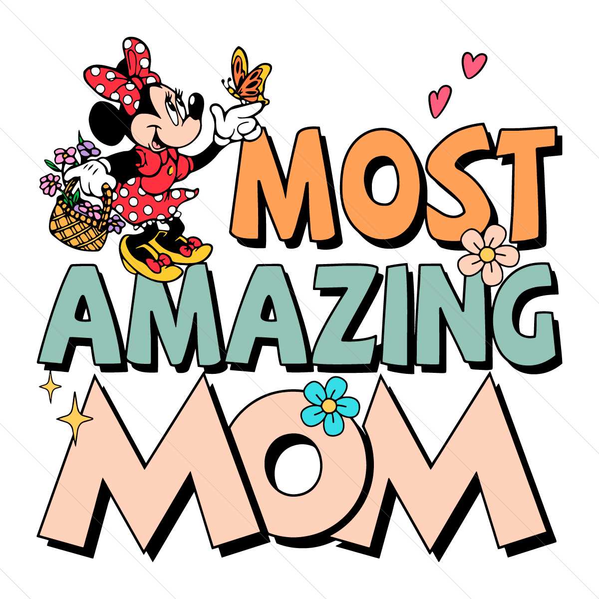 Most Amazing Mom Minnie Mama SVG | Inspire Uplift