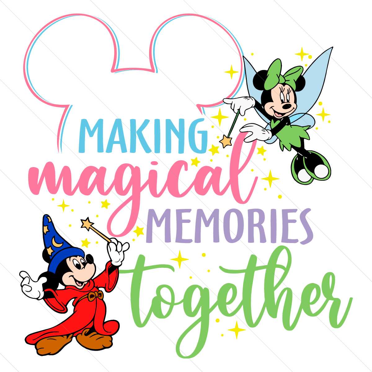Disney Making Magical Memories Together SVG | Inspire Uplift