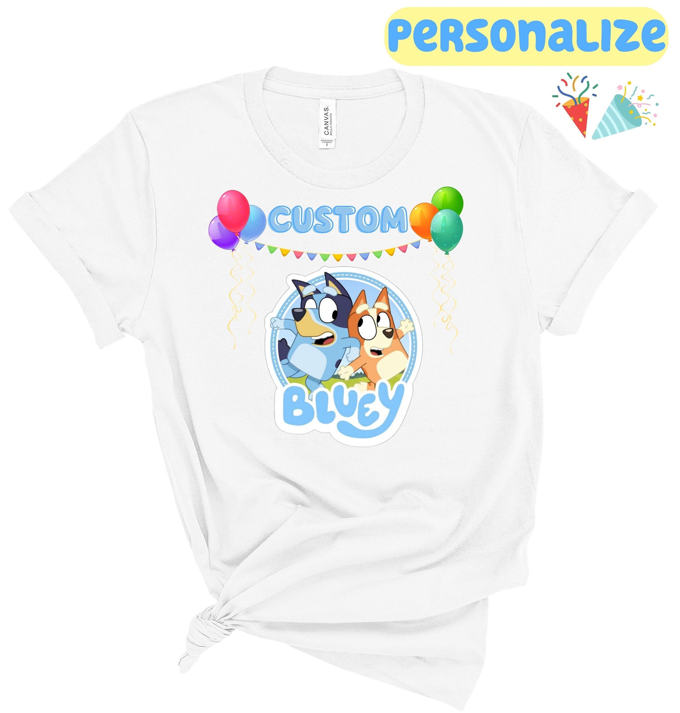 Personalized Matching Bluey Family Shirts,Bluey Mom Shirt,Bl | Inspire ...