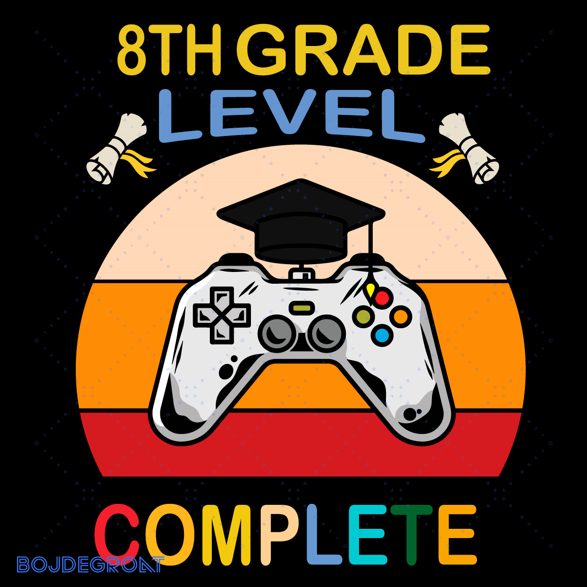 8th Grade Level Complete Svg File Instant Download, Happy Bi | Inspire ...