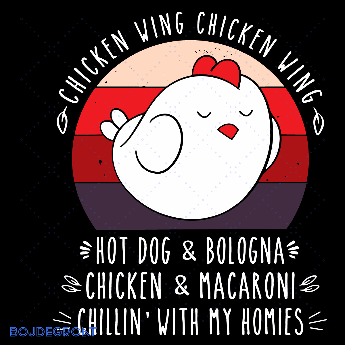 Chicken Wing Chicken Wing Hot Dog & Bologna Svg, Trending Sv | Inspire ...