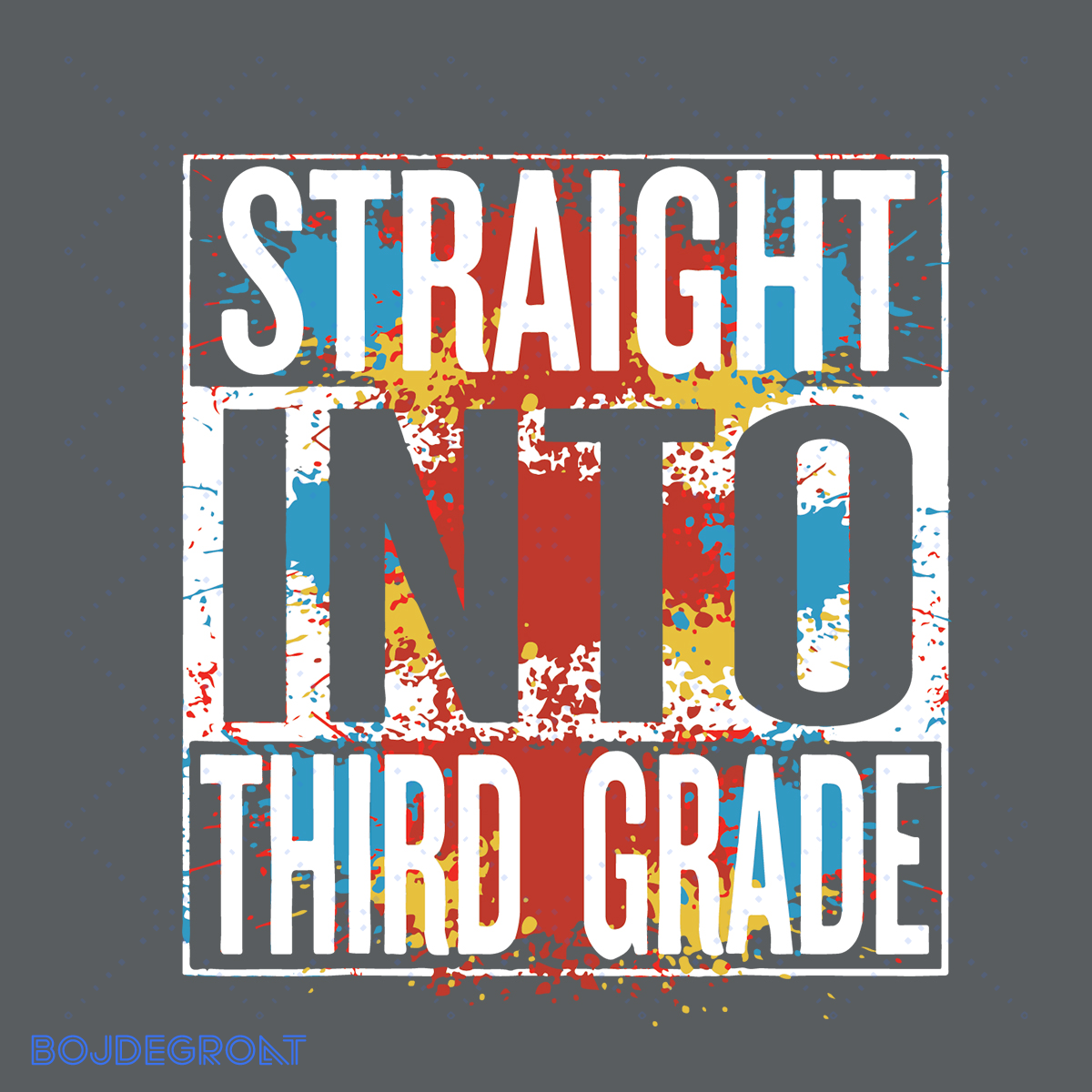 Straight Into Third Grade Svg, Back To School Svg | Inspire Uplift