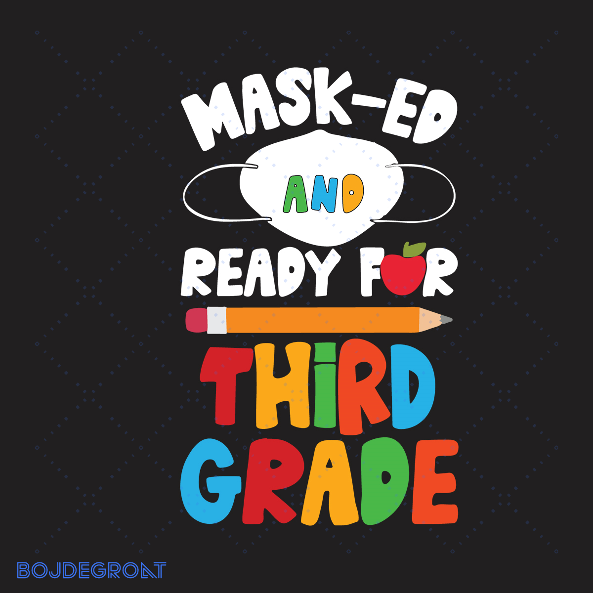 Facemask Ready For 3rd Grade Svg, Birthday Svg | Inspire Uplift