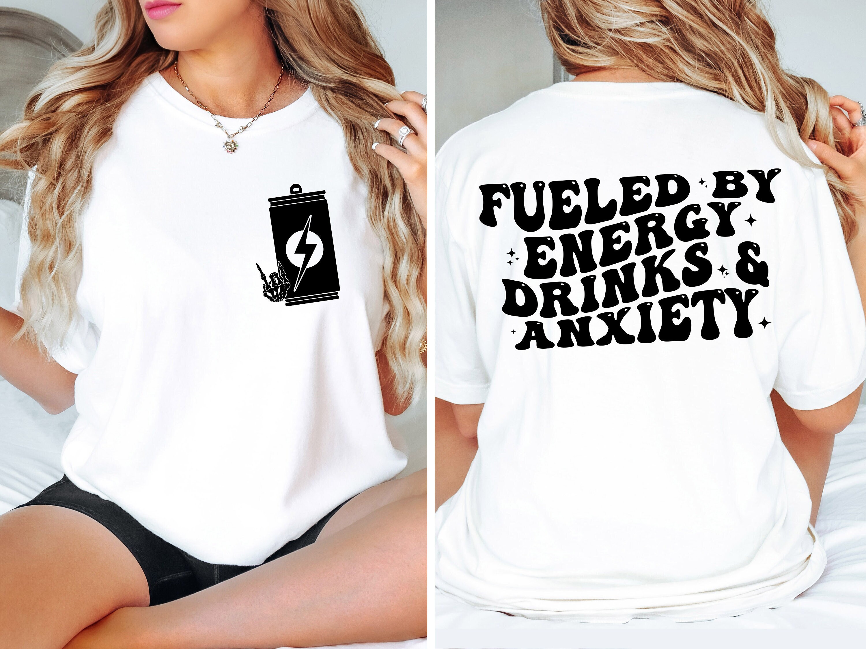 Fueled by Energy Drinks and Anxiety SVG, energy drinks svg, | Inspire ...