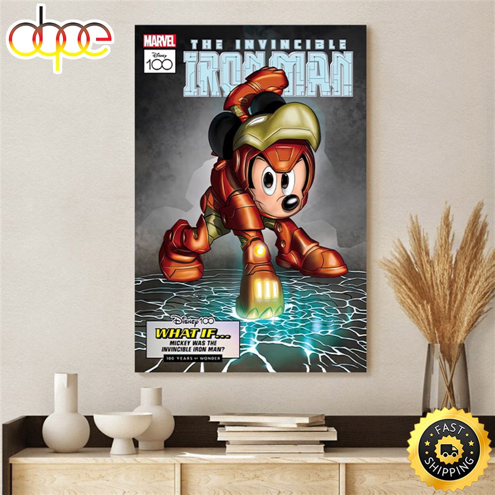 Disney Marvel Mashups Mickey Was The Invincible Iron Man Can | Inspire ...