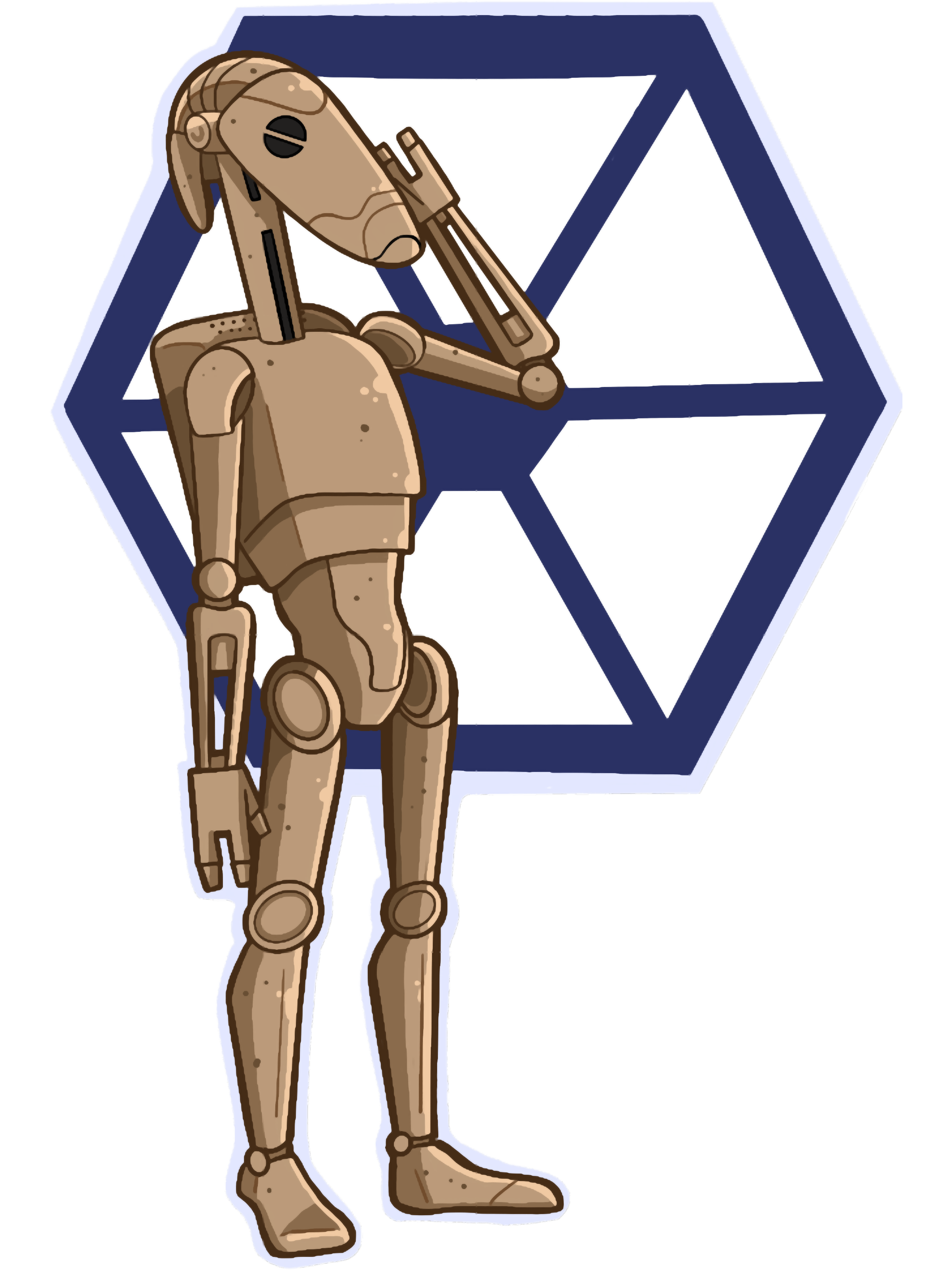 battle droid svg - Inspire Uplift