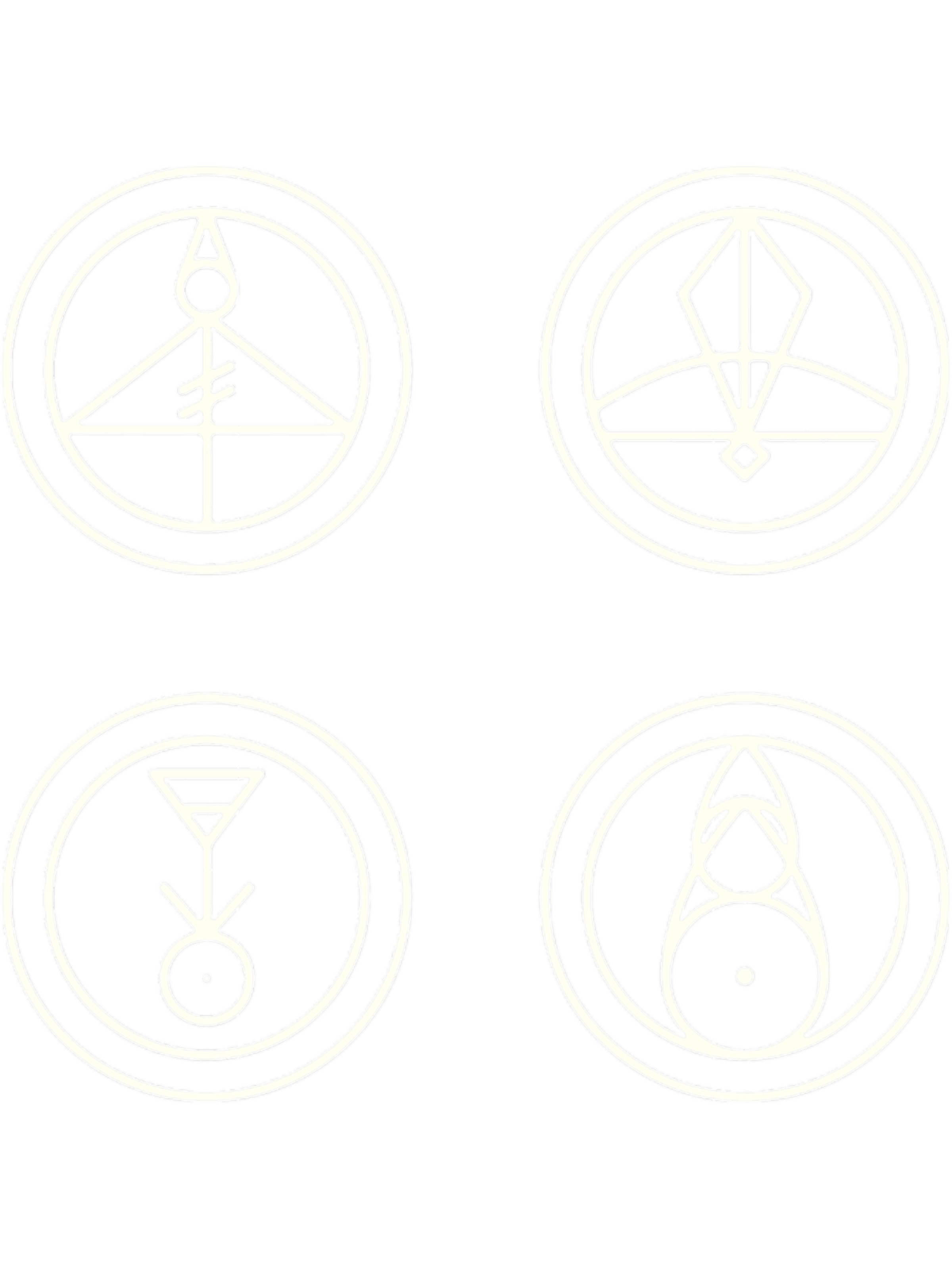 Owl House Glyphs (Light on Dark background) | Inspire Uplift