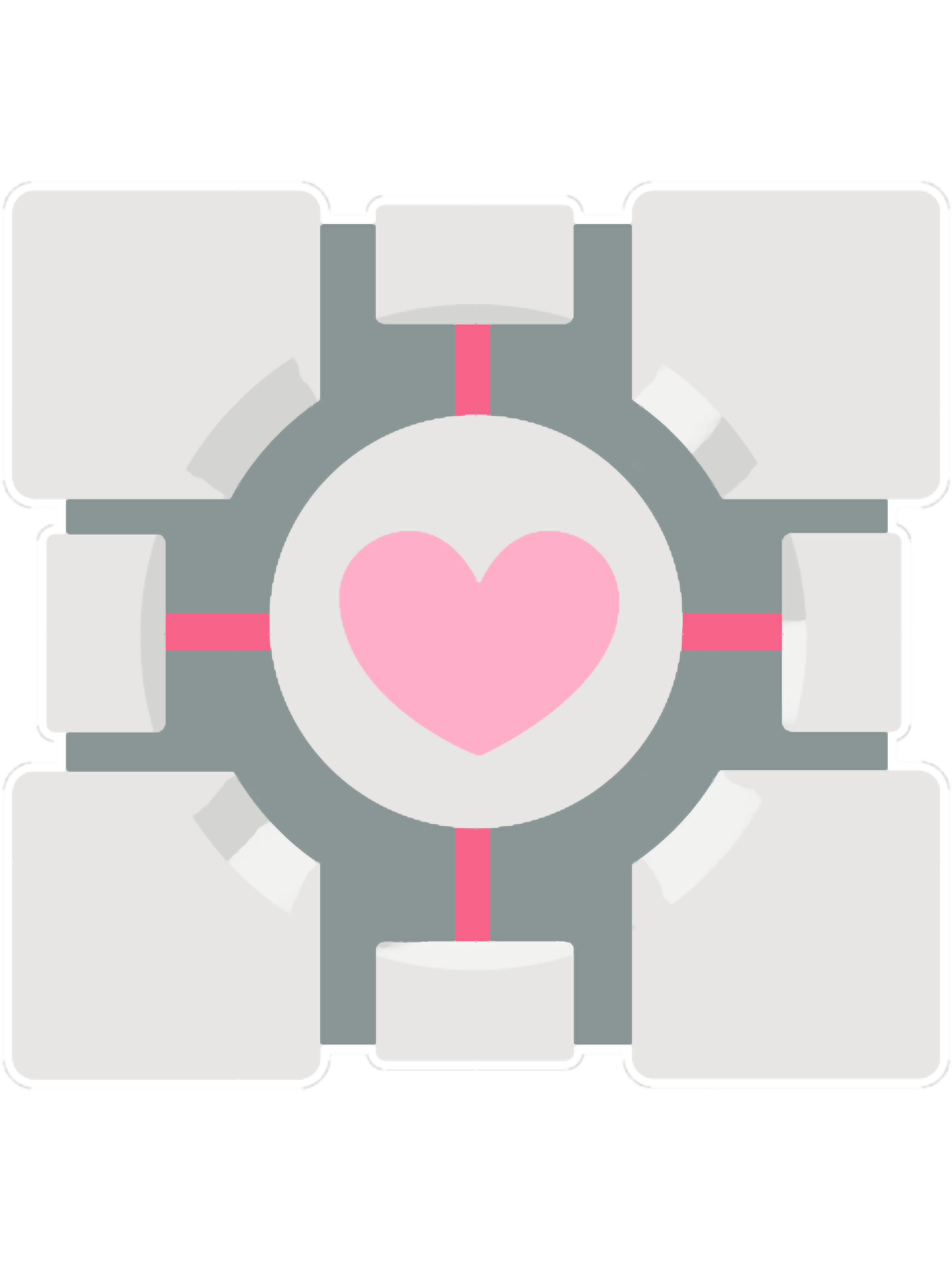 Portal companion cube | Inspire Uplift