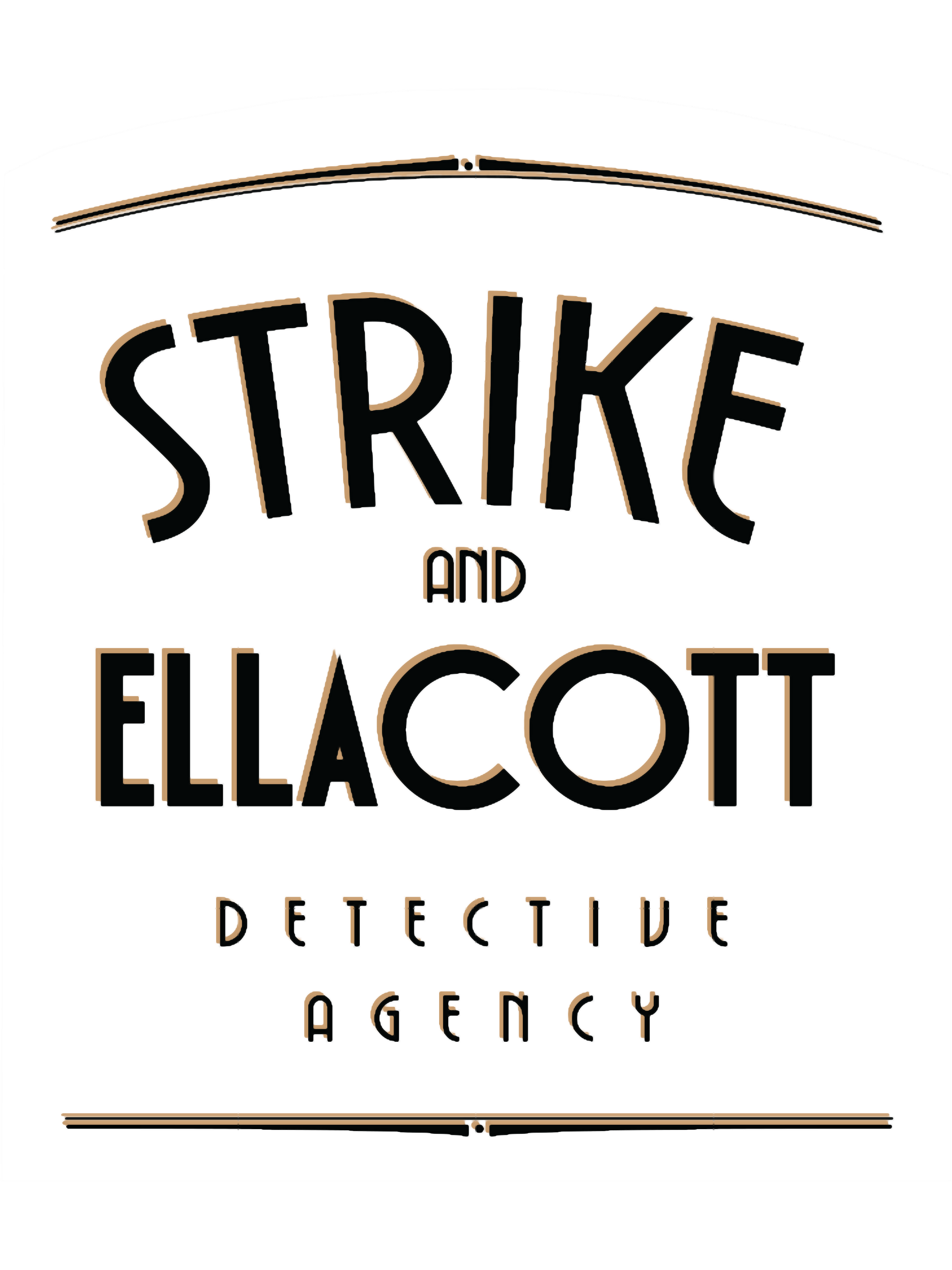 Strike and Ellacott Detective Agency Logo (Strike Series) | Inspire Uplift
