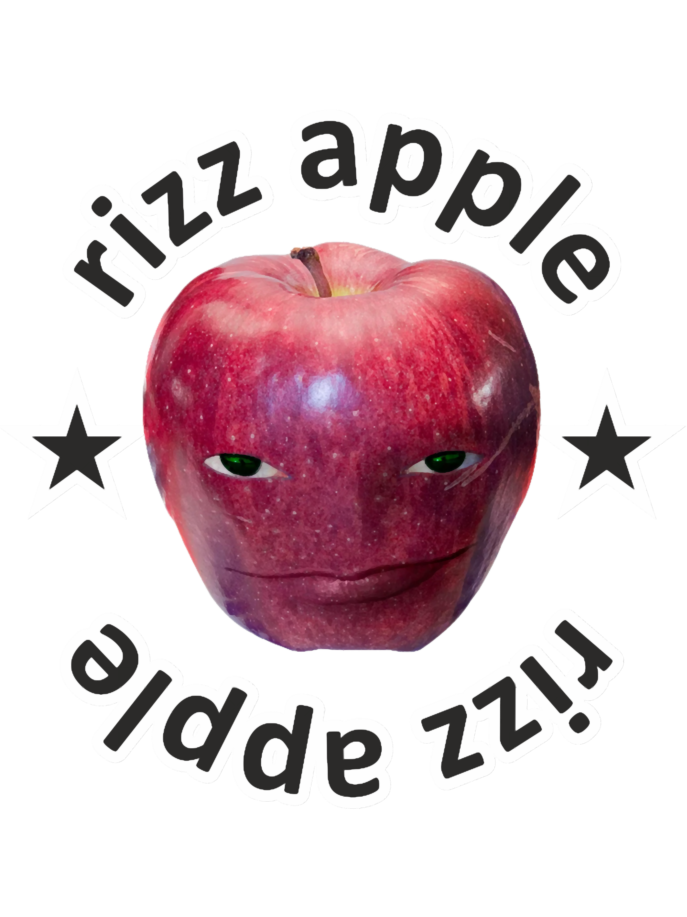 Ohio rizz apple, apple meme from TikTok v3. | Inspire Uplift