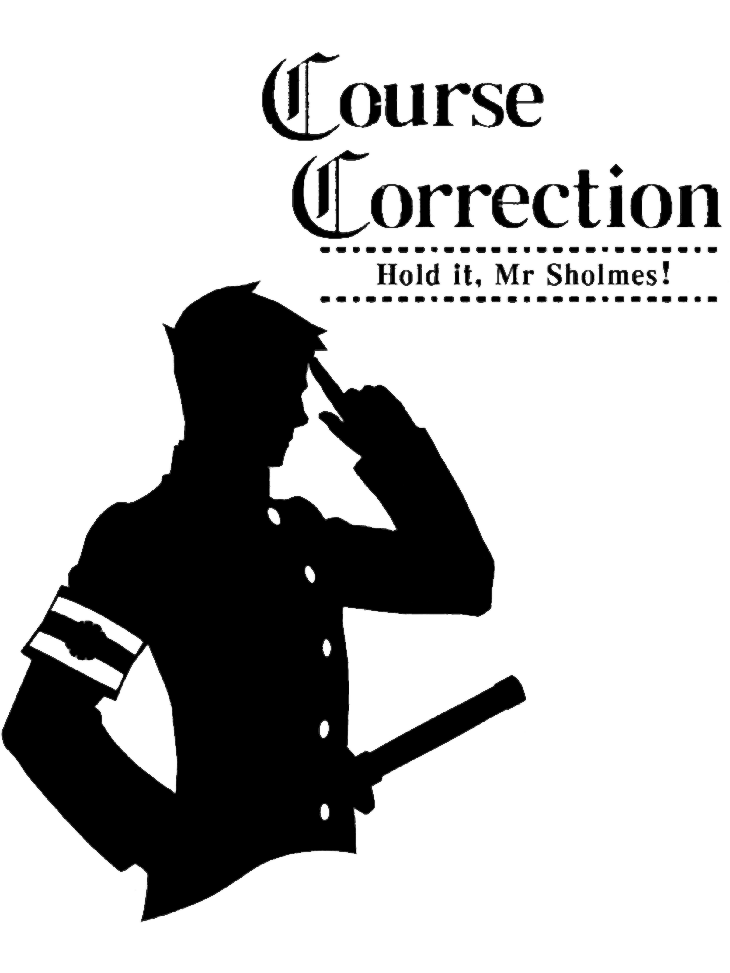 The Great Ace Attorney Course Correction Black Silhouette | Inspire Uplift