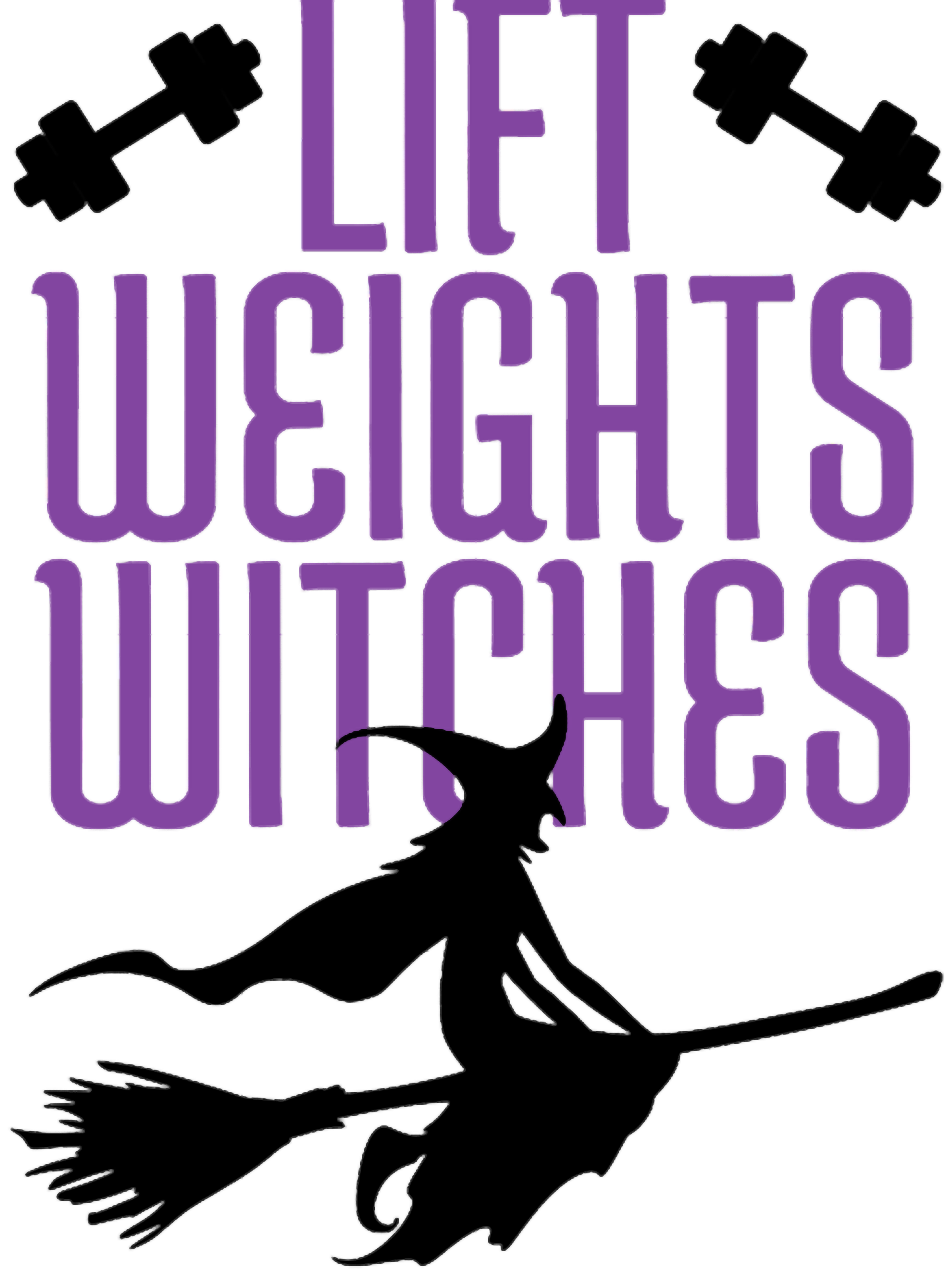 Gym Lift Weight Witches Halloween | Inspire Uplift