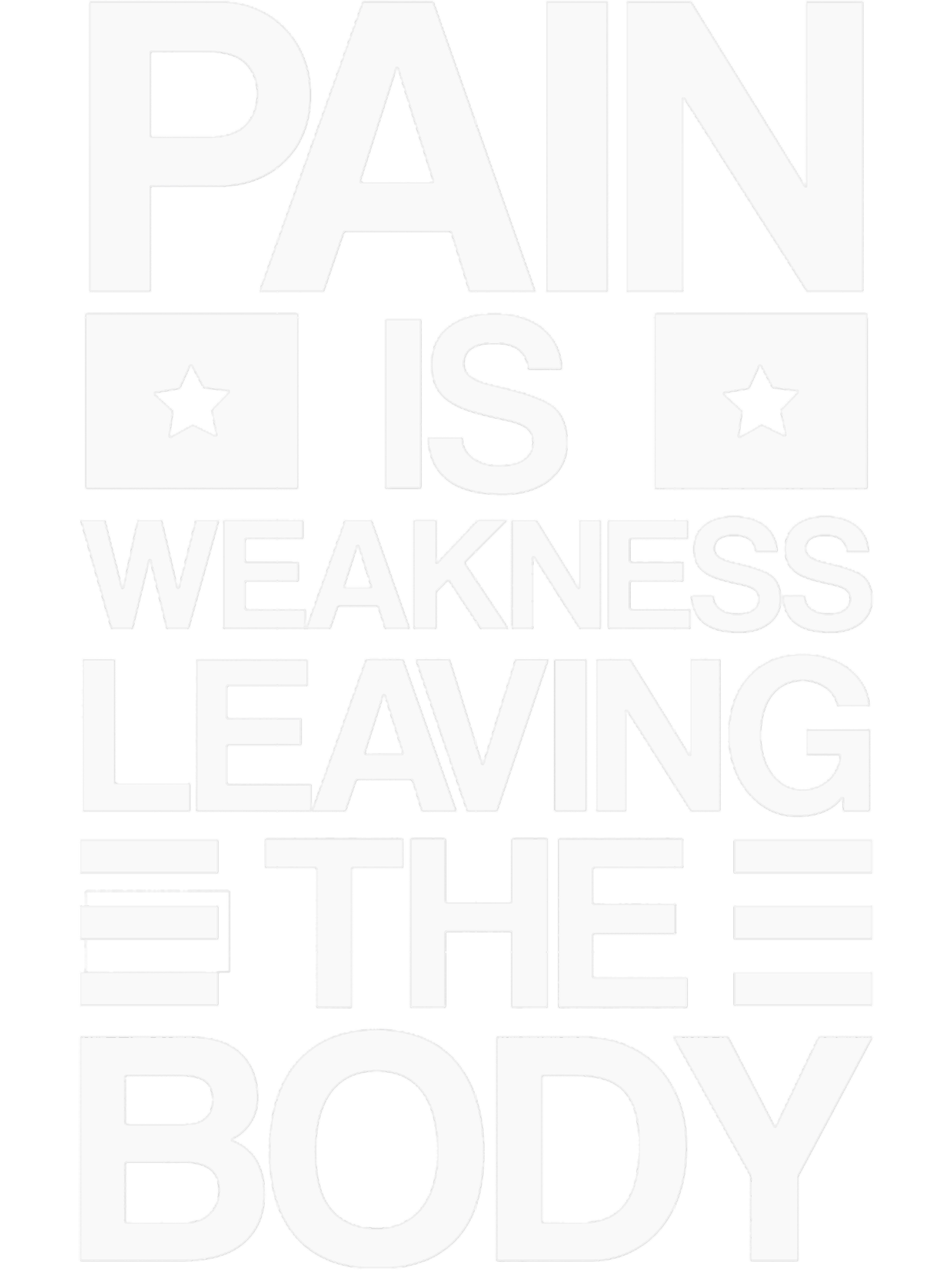 Pain is weakness leaving the body Gym, Work out Bodybuilding | Inspire ...